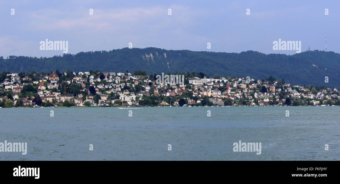 Zurich lake skyline hi-res stock photography and images - Alamy
