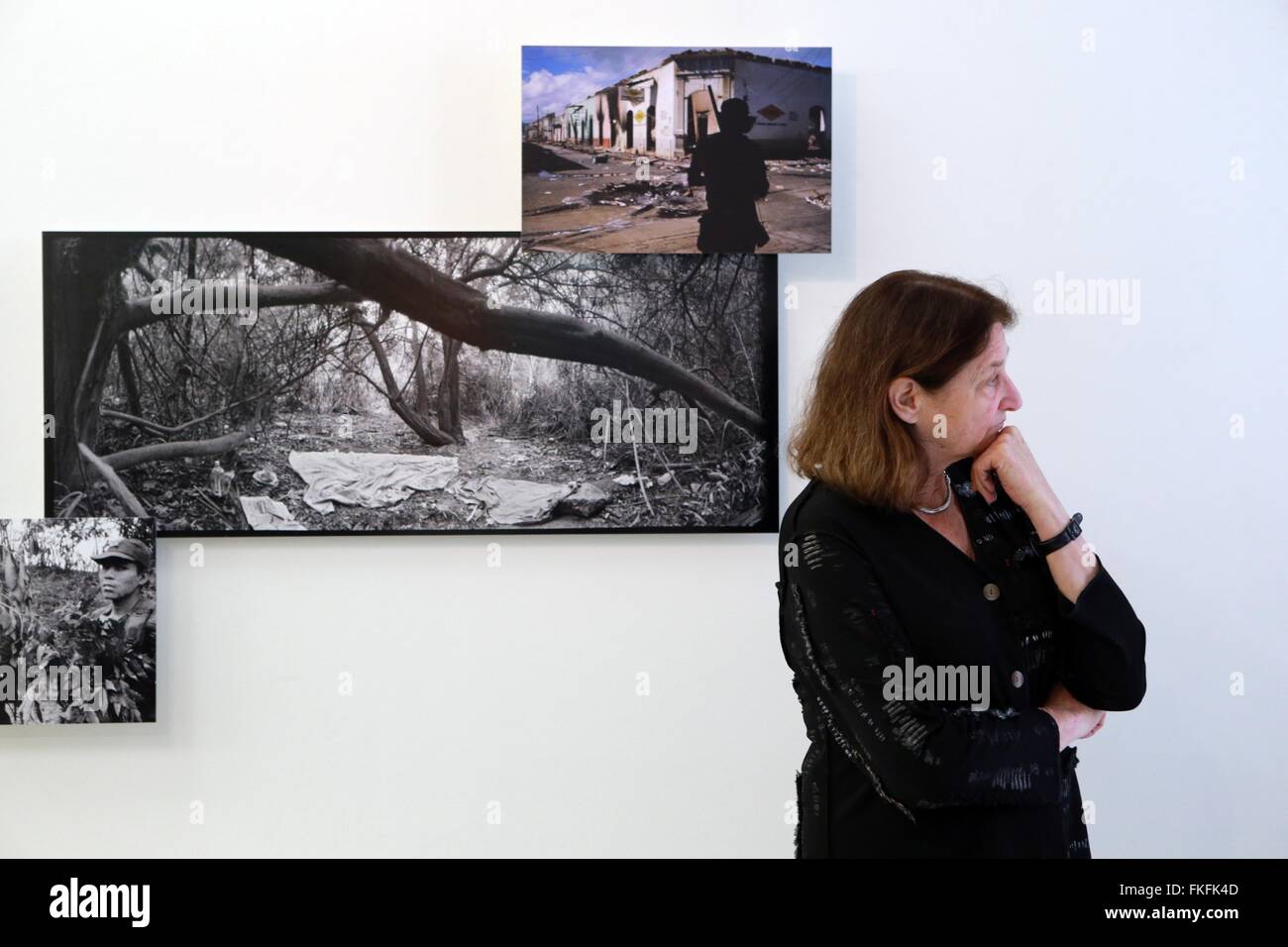 Frankfurt, Germany. 8th Mar, 2016. American documentary photographer ...