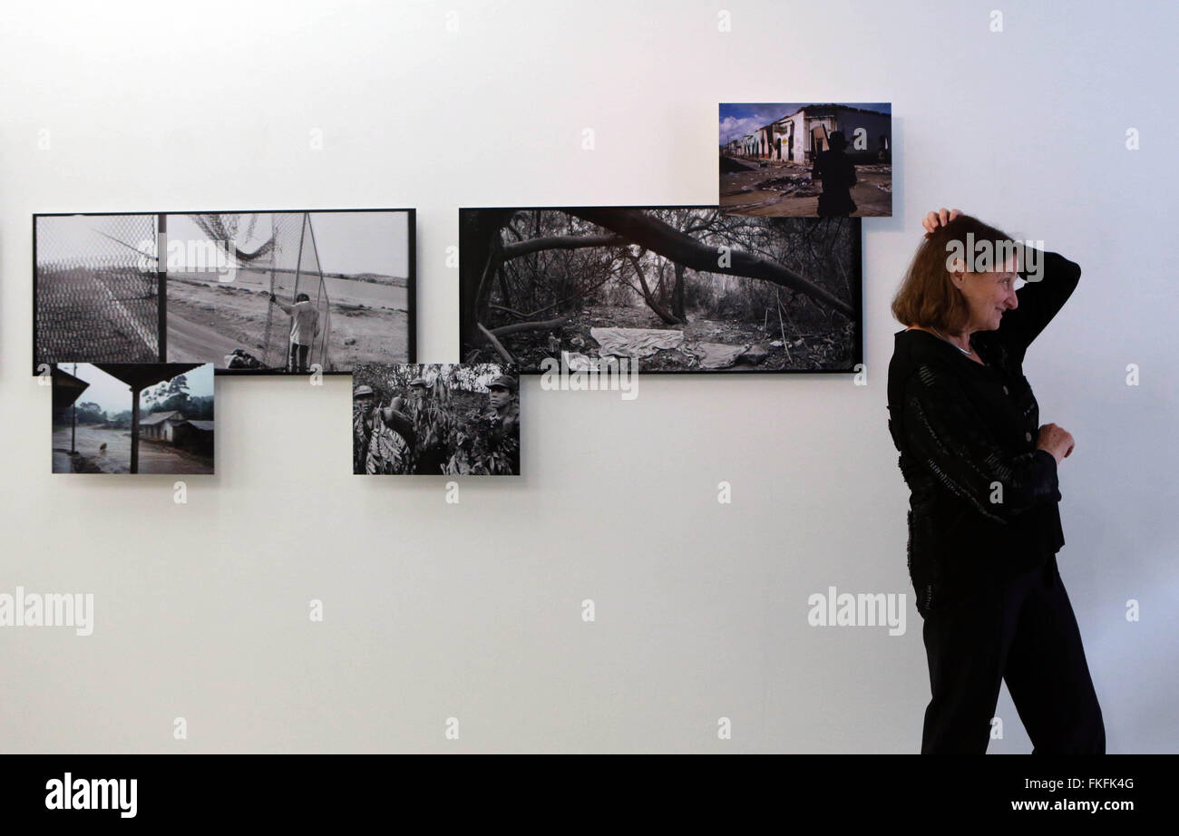 Frankfurt, Germany. 8th Mar, 2016. American documentary photographer ...