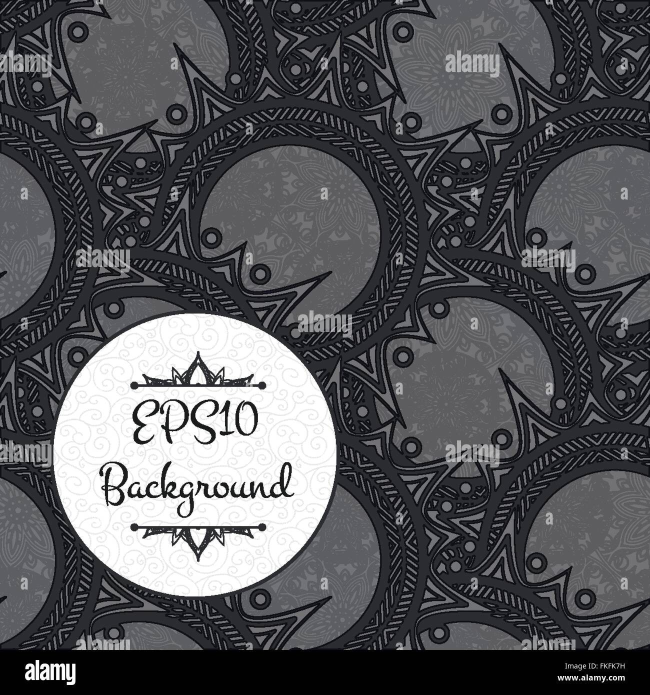 Elegant Dark Pattern Stock Vector Image & Art - Alamy