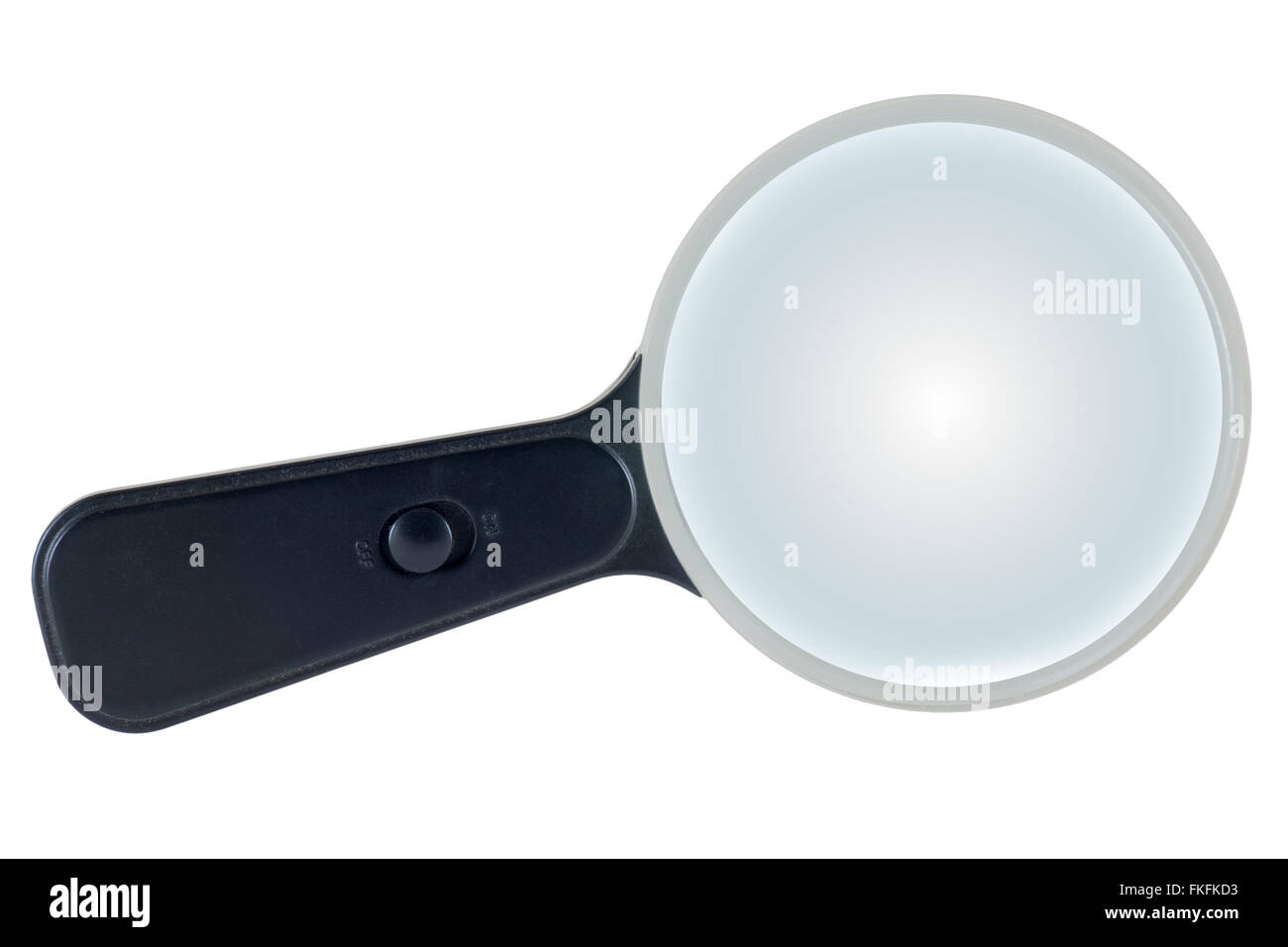 Magnifying glass isolated on white background. Clipping path Stock ...