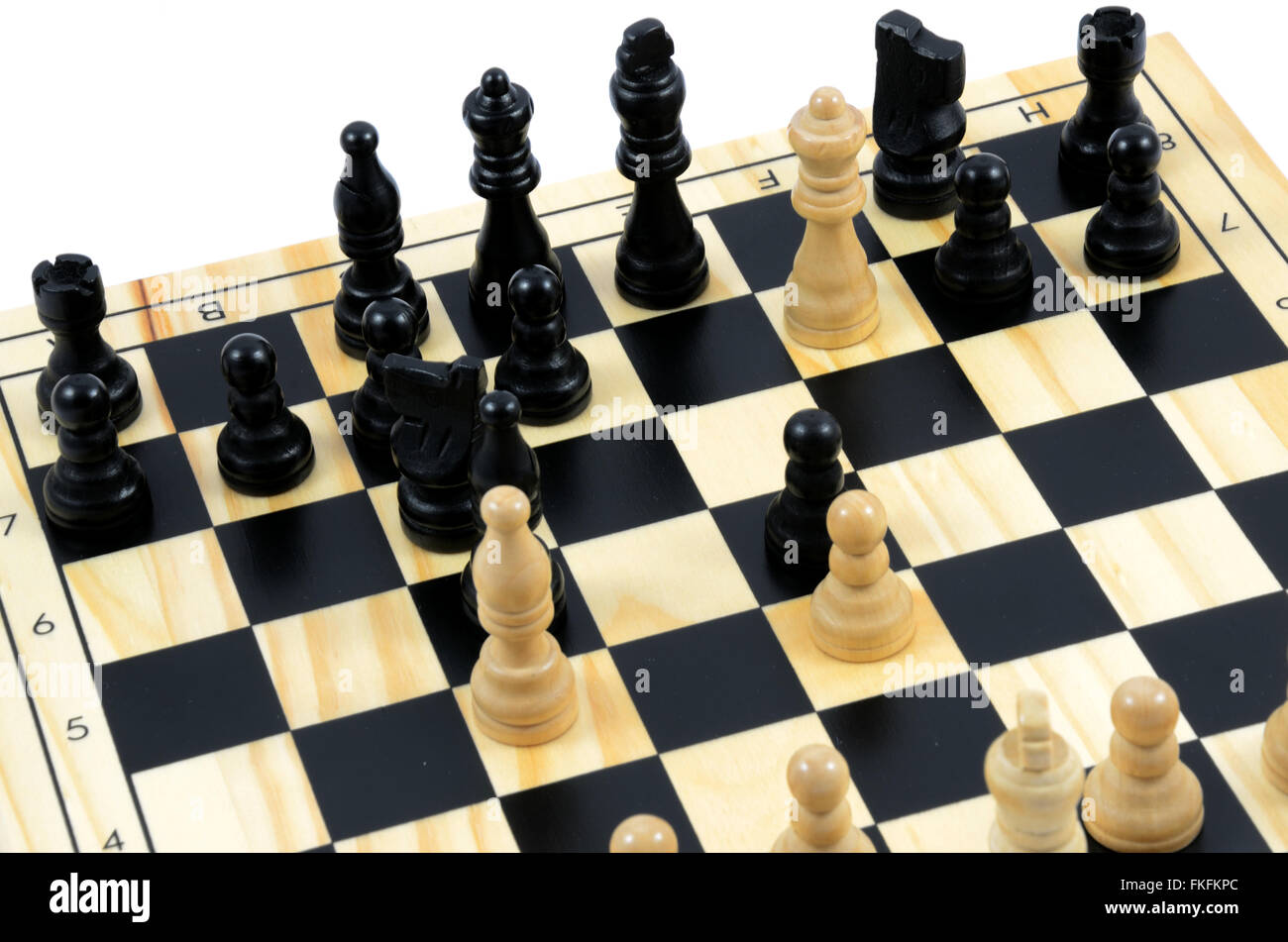 Black chess men hi-res stock photography and images - Alamy