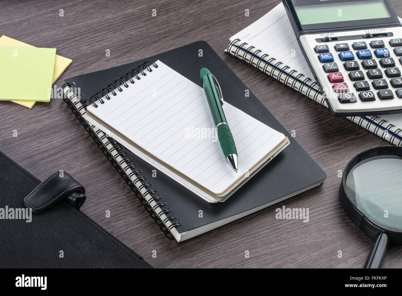 Adhesive note magnifier calculator hi-res stock photography and images ...