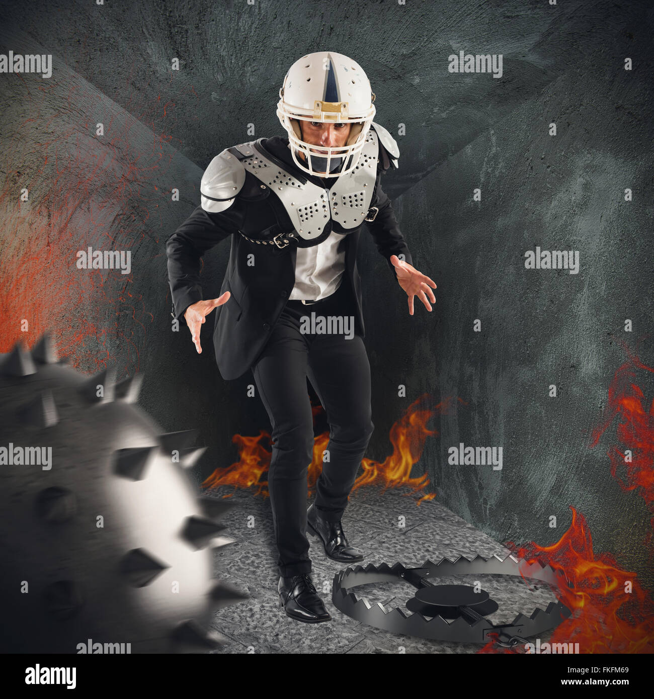 Courageous action hi-res stock photography and images - Alamy