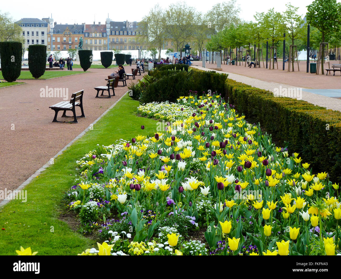 Metz town square Stock Photo - Alamy