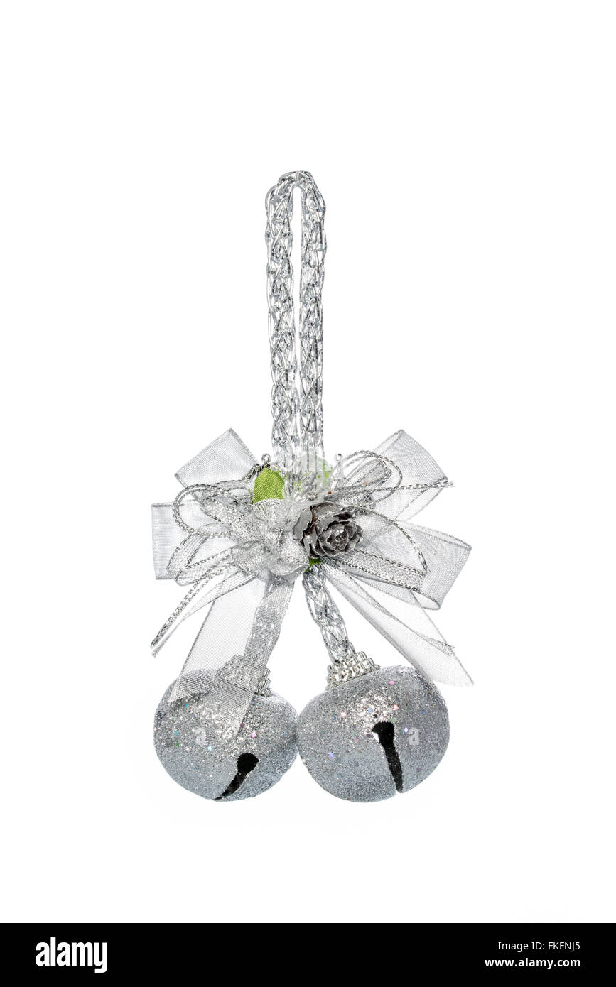 Luxury silver jingle bells hi-res stock photography and images - Alamy