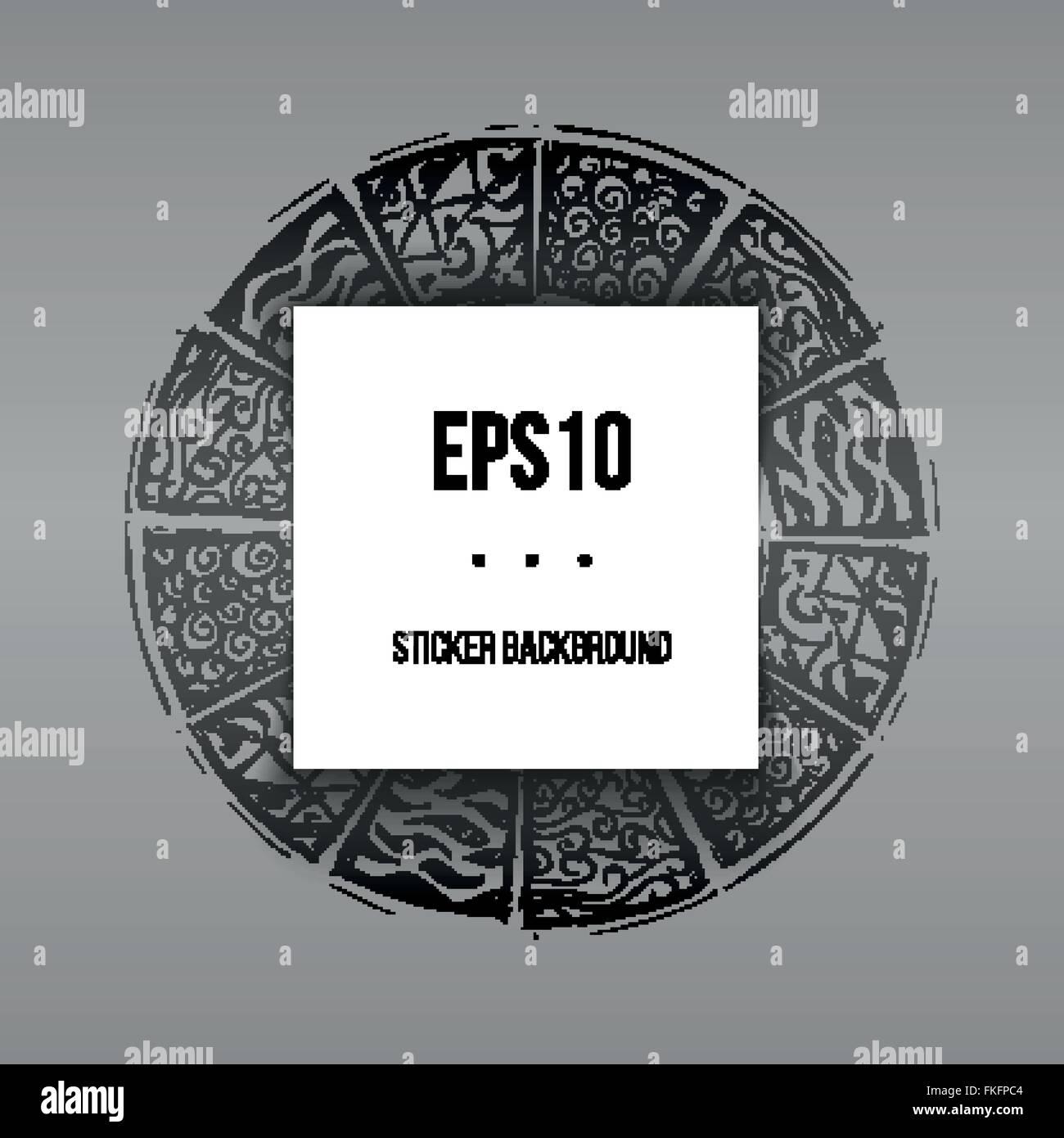 Round Patterned Mayar Background Stock Vector Image & Art - Alamy