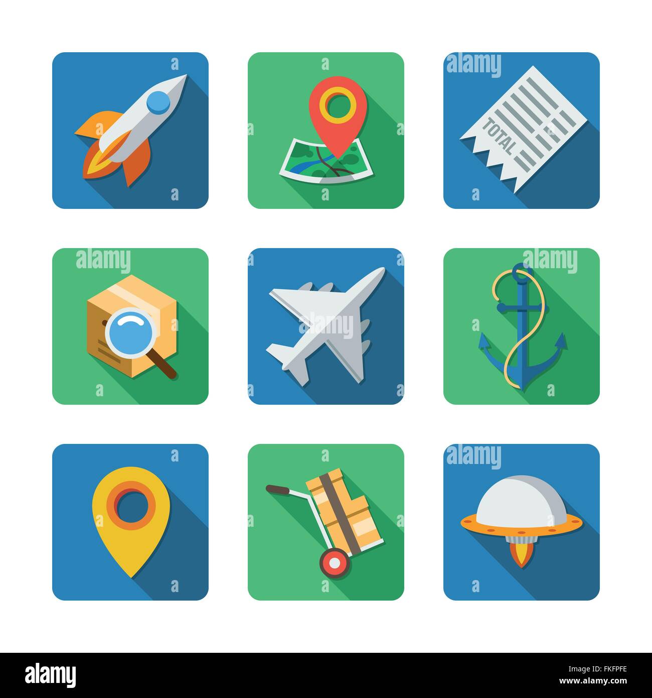 Image sea port in Cut Out Stock Images & Pictures - Alamy