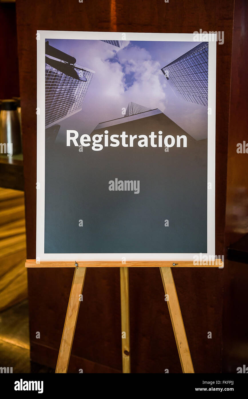 Registration Notice High Resolution Stock Photography and Images - Alamy