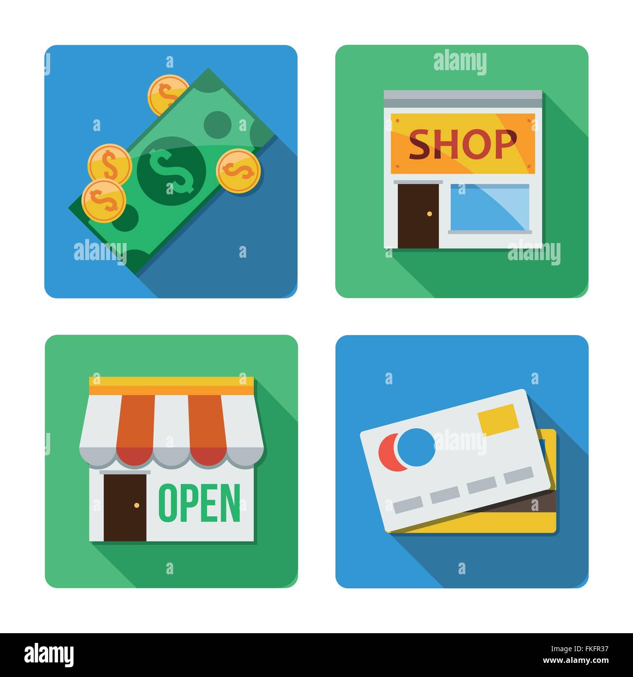 Four bills Cut Out Stock Images & Pictures - Alamy