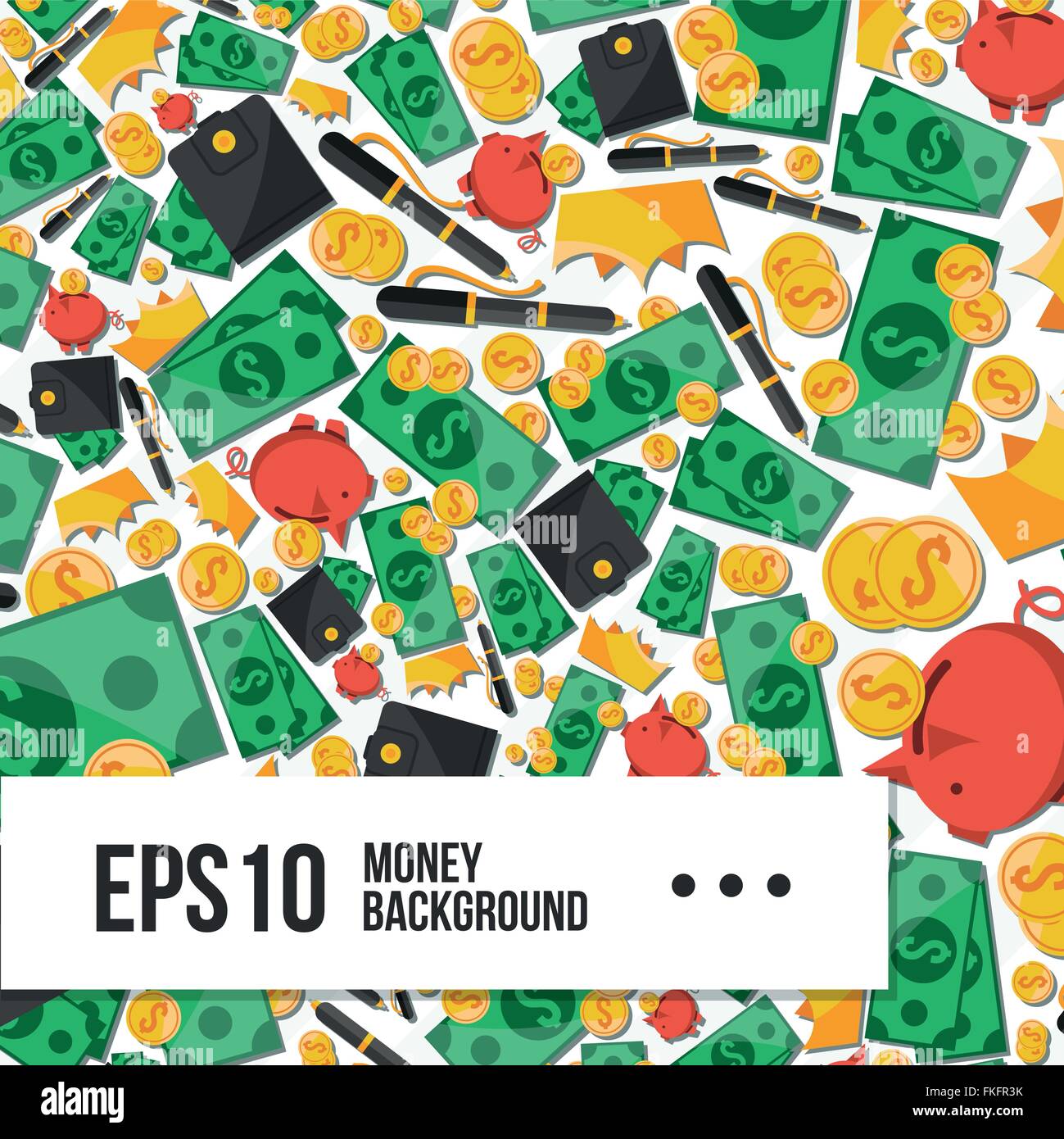 Collage From Financial Elements Stock Vector Image & Art - Alamy