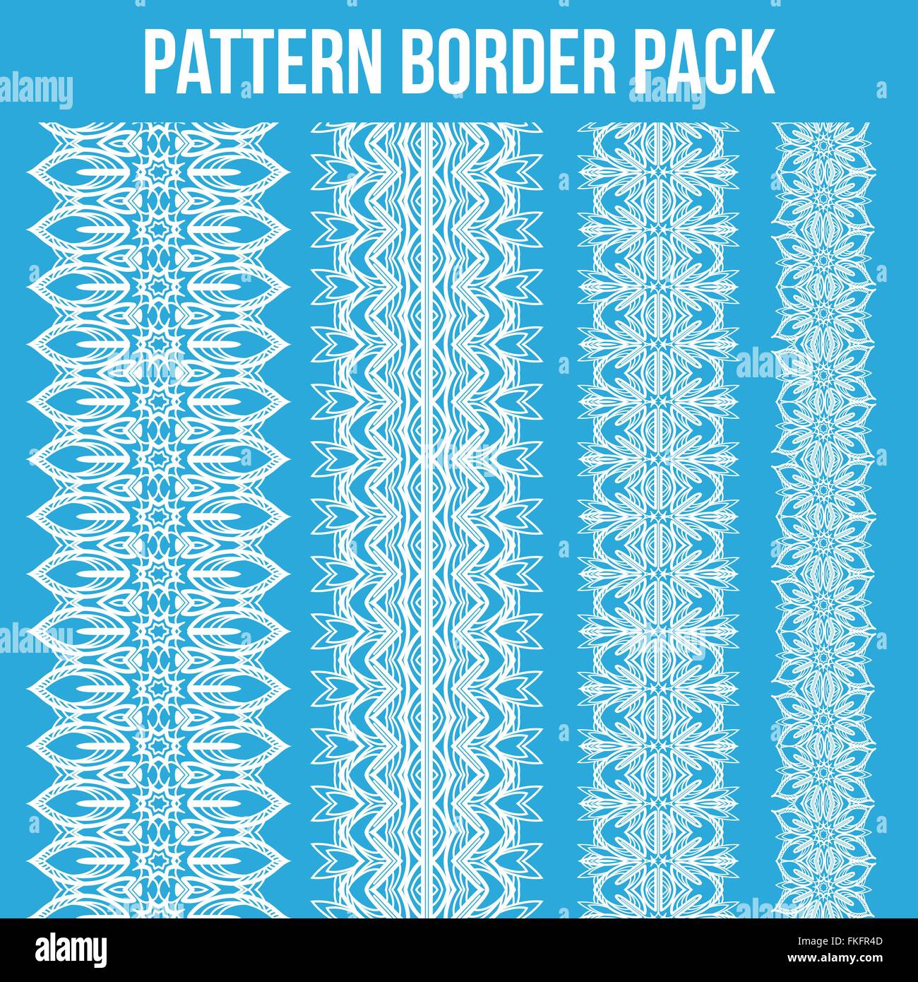 Pattern Border Pack Stock Vector Image & Art - Alamy