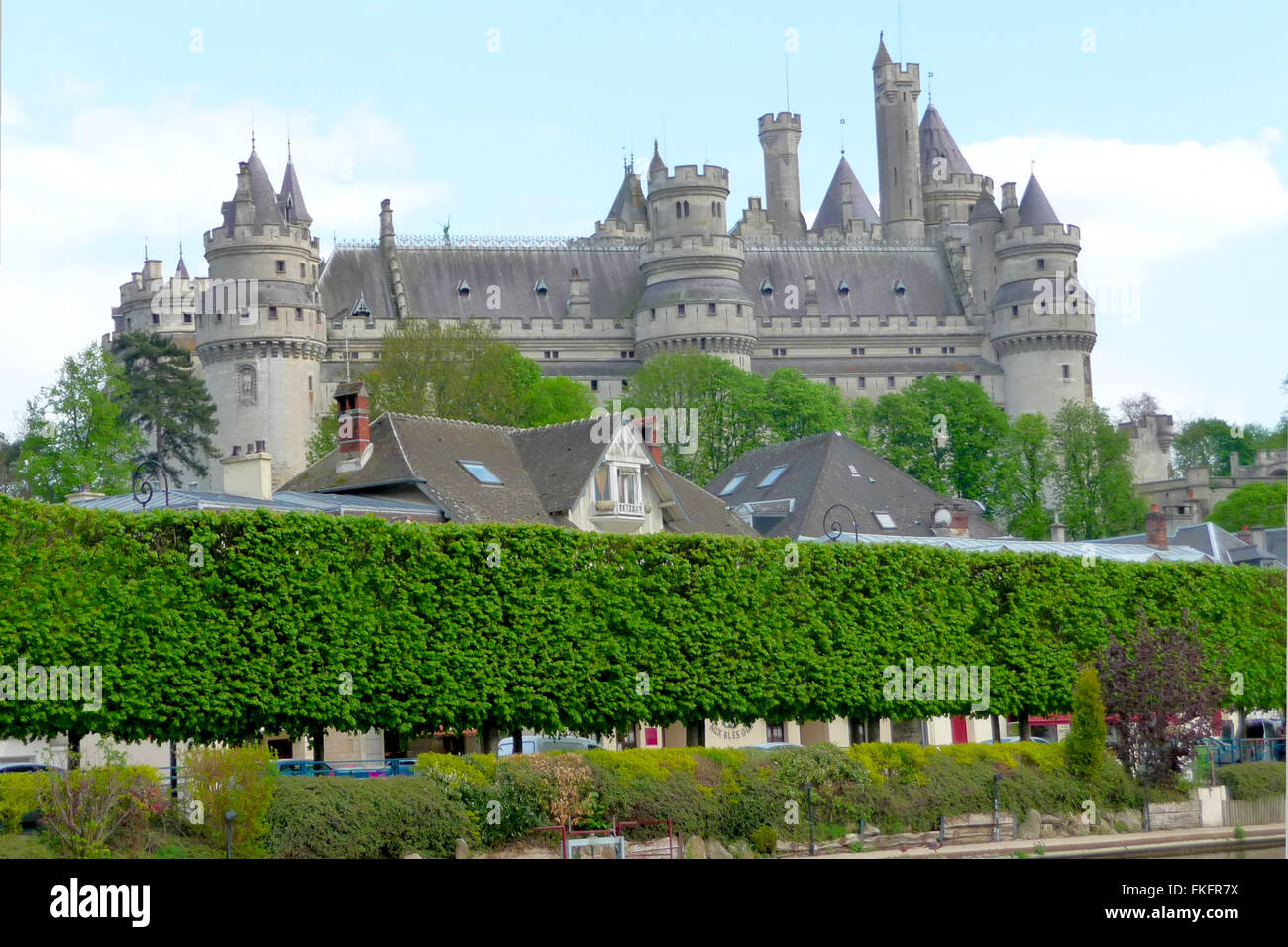 Château de Pierrefonds in Northern France Stock Photo - Alamy