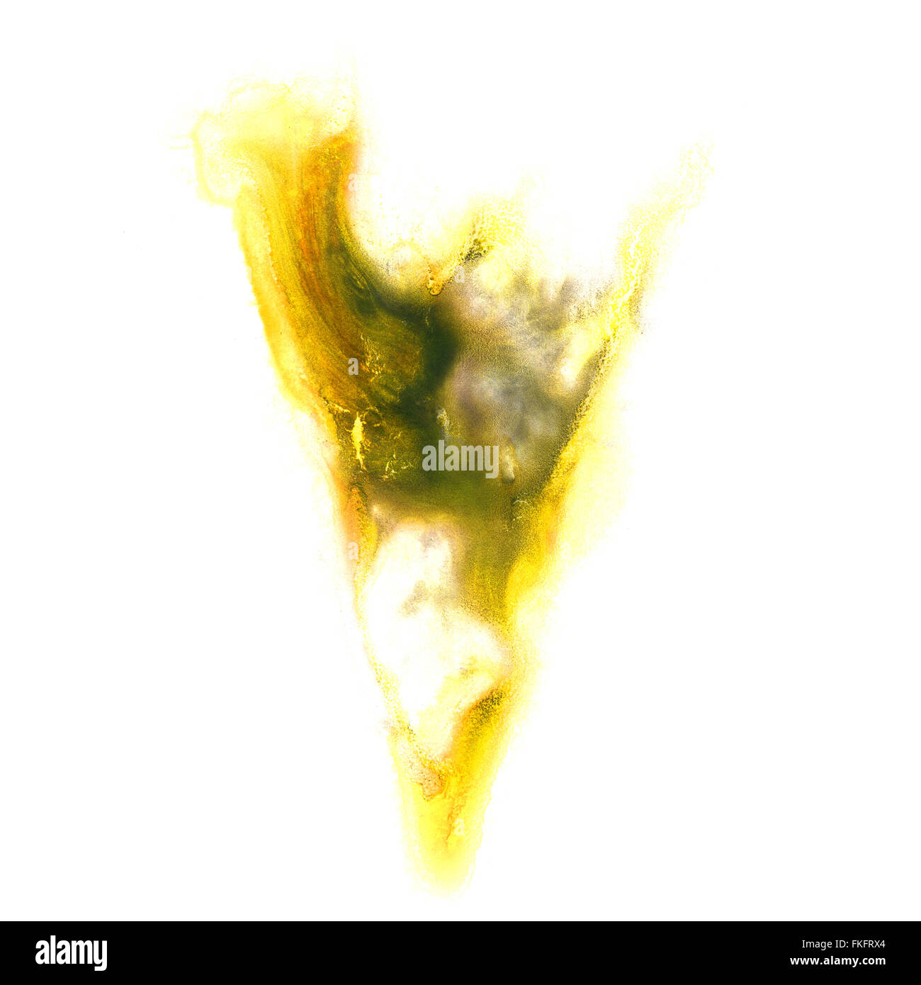 paint splash black yellow color ink watercolor isolated stroke splatter ...