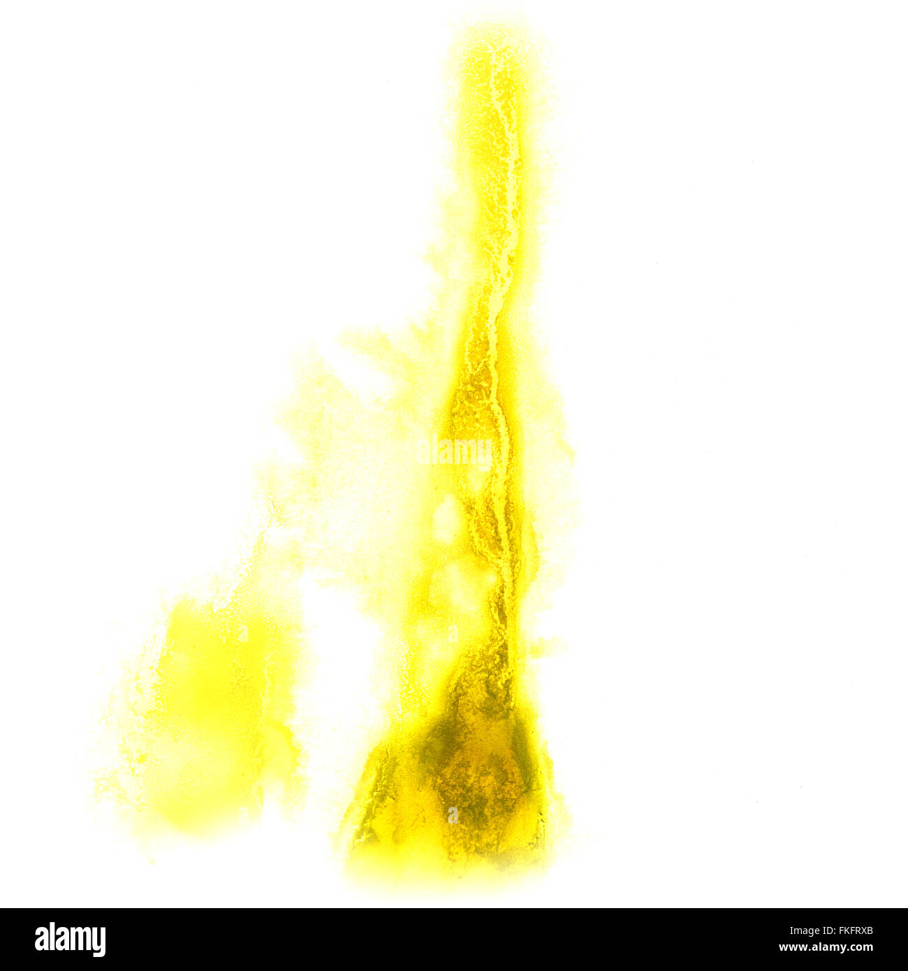 paint splash color black yellow ink watercolor isolated stroke Stock ...