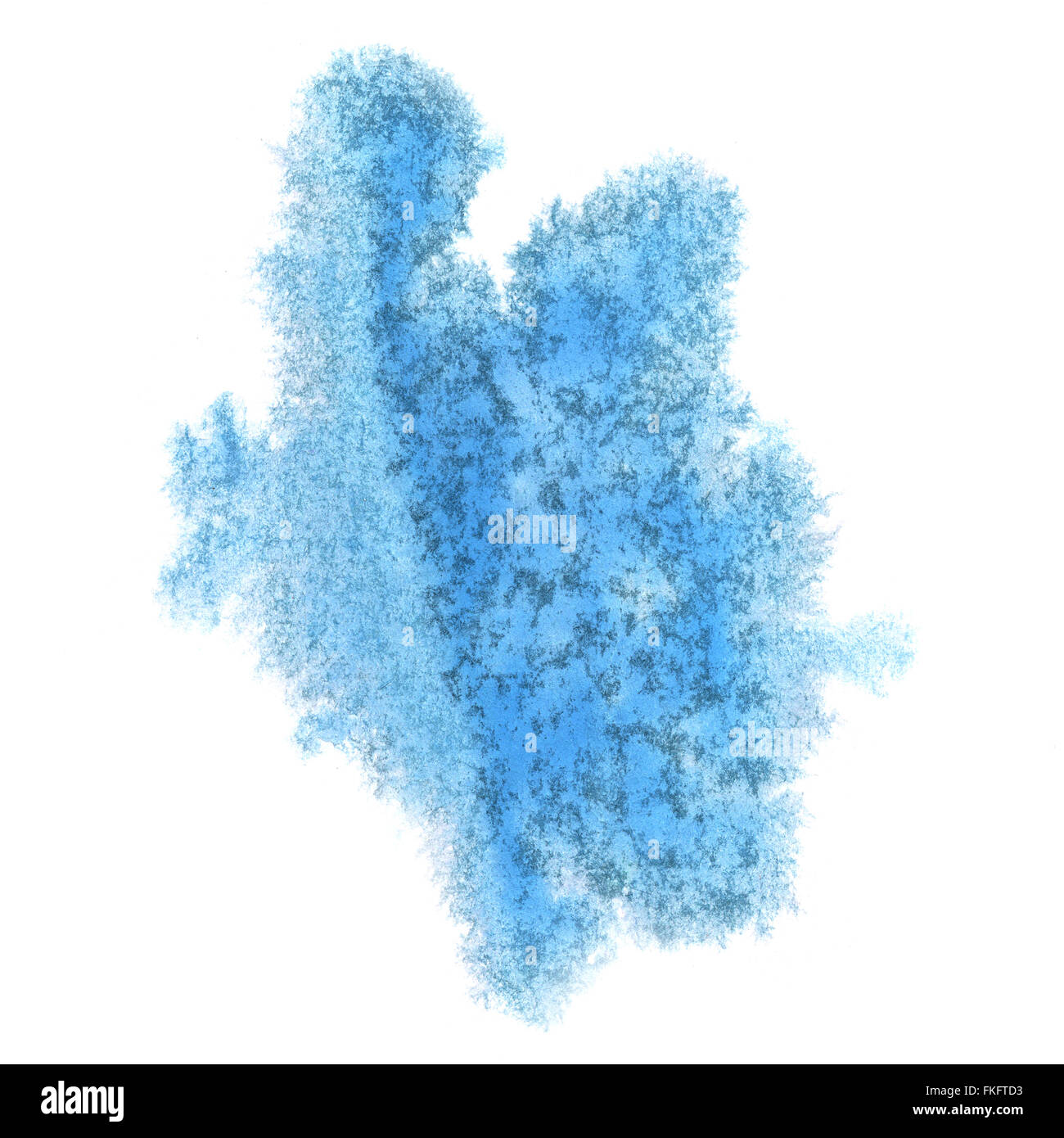 paint splash color ink blue watercolor isolated stroke splatter Stock ...