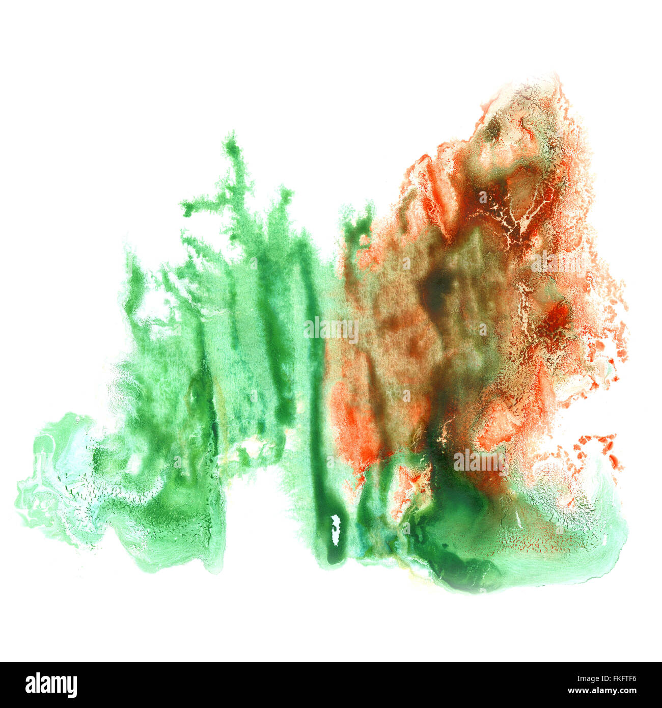 paint splash color ink watercolor isolated stroke splatter water Stock ...