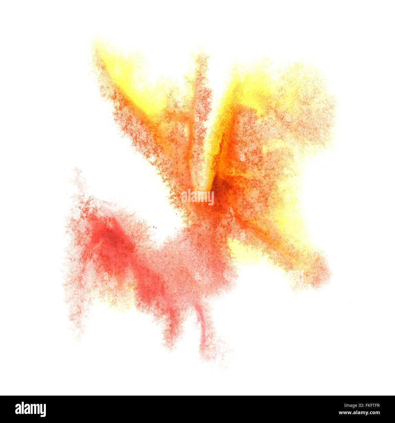 paint splash color ink watercolor yellow burgundy isolated Stock Photo ...