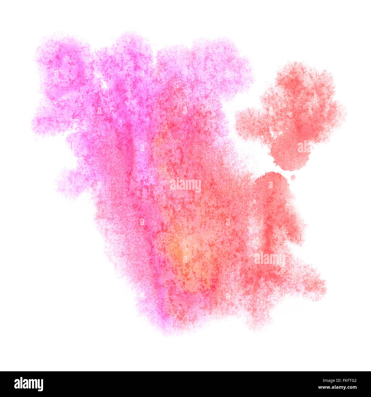 paint splash color pink ink watercolor isolated stroke Stock Photo - Alamy