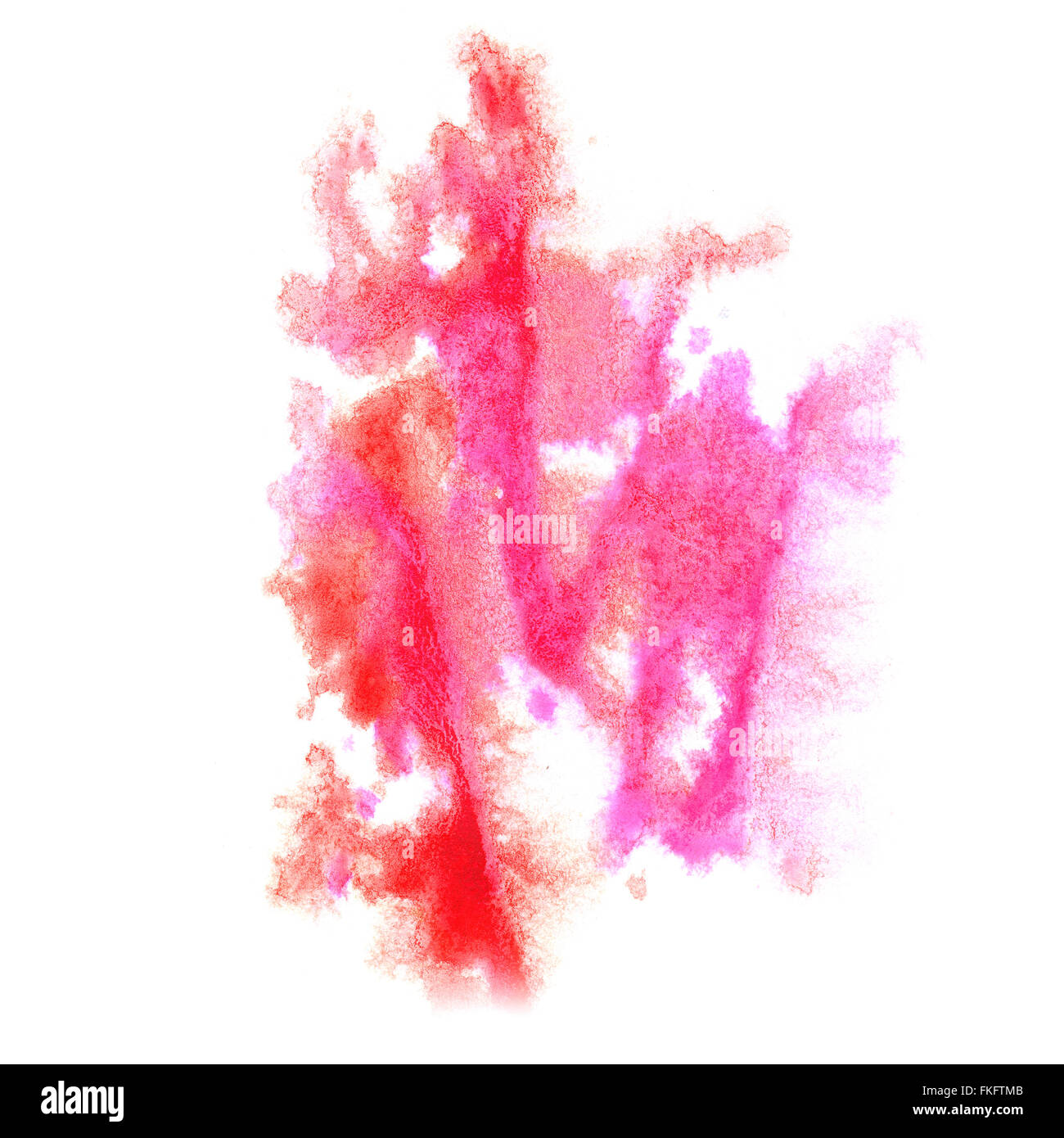 paint splash pink claret color ink watercolor isolated stroke Stock ...