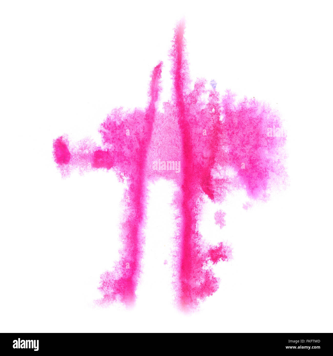 paint splash purple color ink watercolor isolated stroke Stock Photo ...