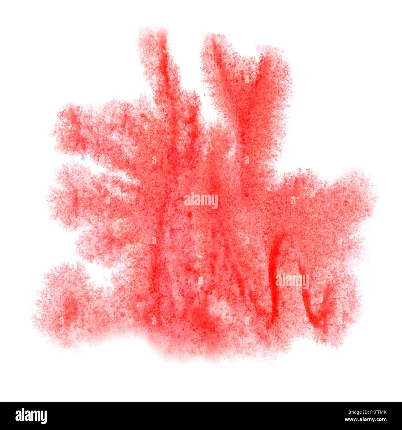paint splash red color ink watercolor isolated stroke splatter Stock ...