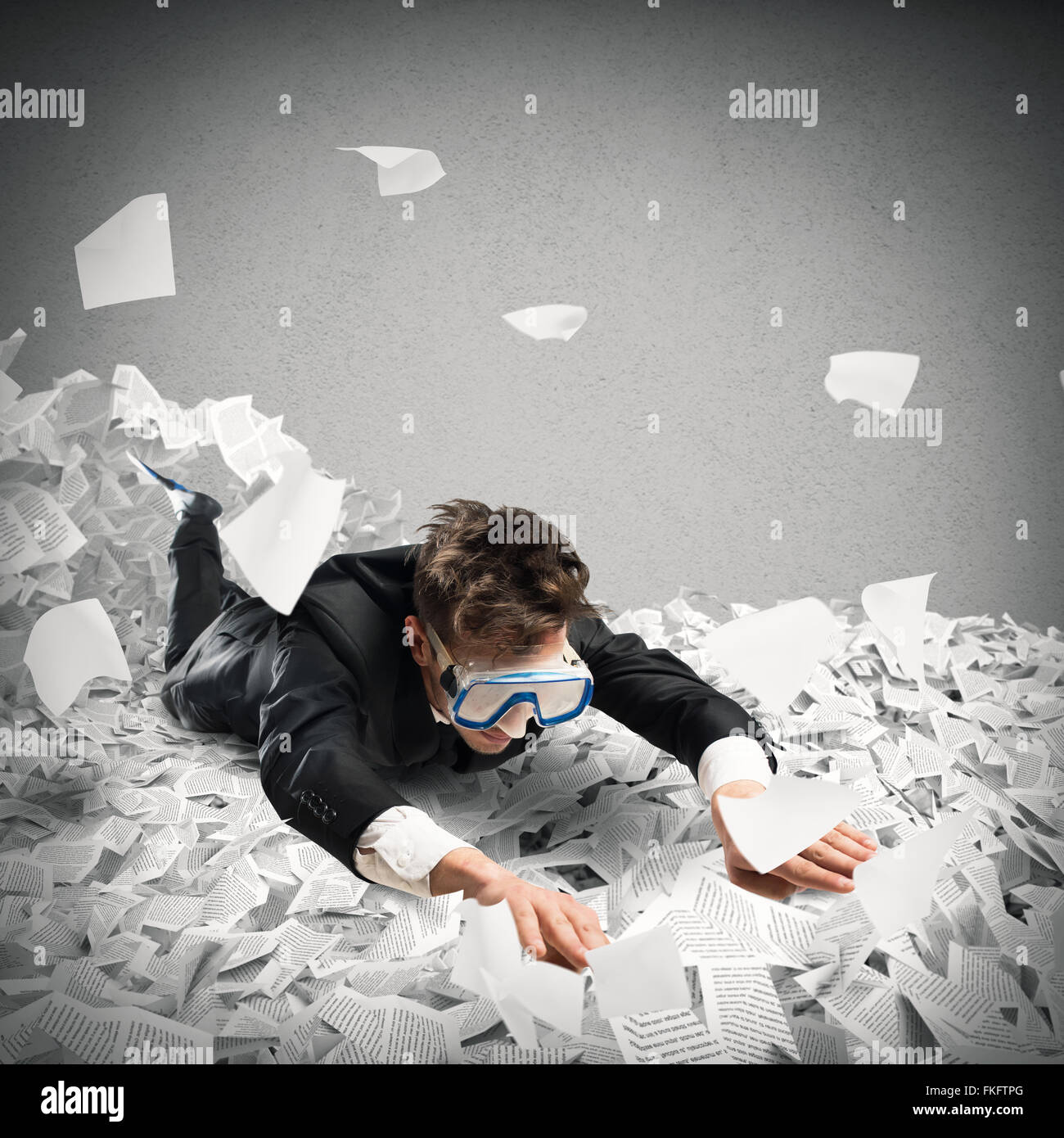 Buried in paperwork hi-res stock photography and images - Alamy