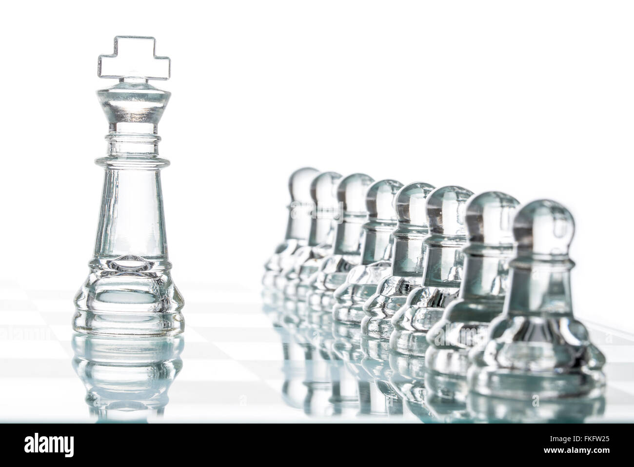 Surrounded king chess, business strategy War Winning Teamwork Stock ...