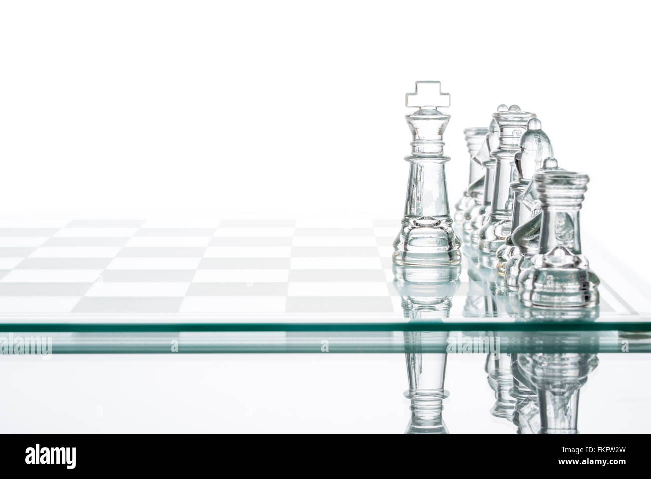 Corporate strategy Business Choice, transparent glass Chess group ...