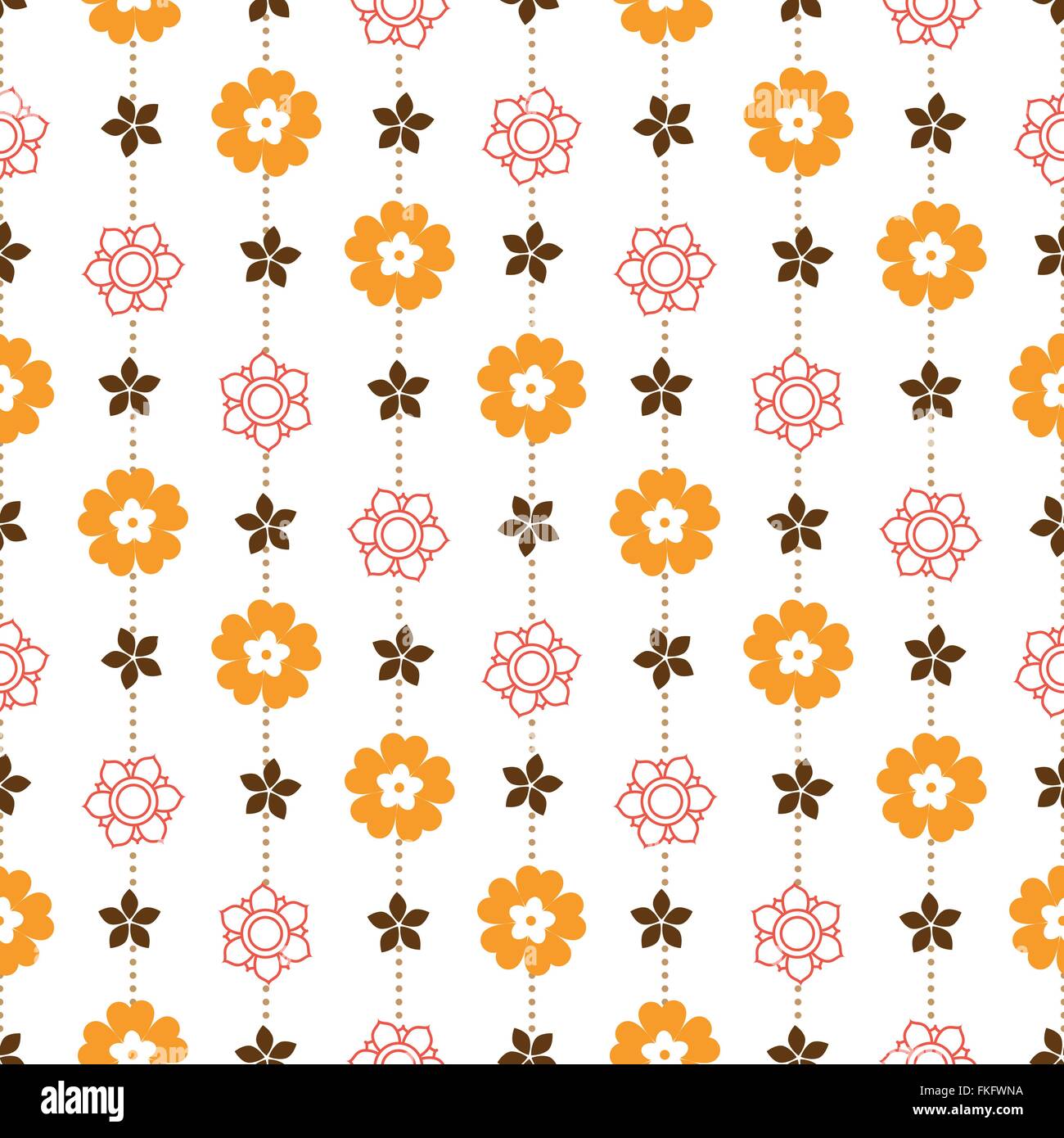 Colorful Flower Pattern Stock Vector Image & Art - Alamy