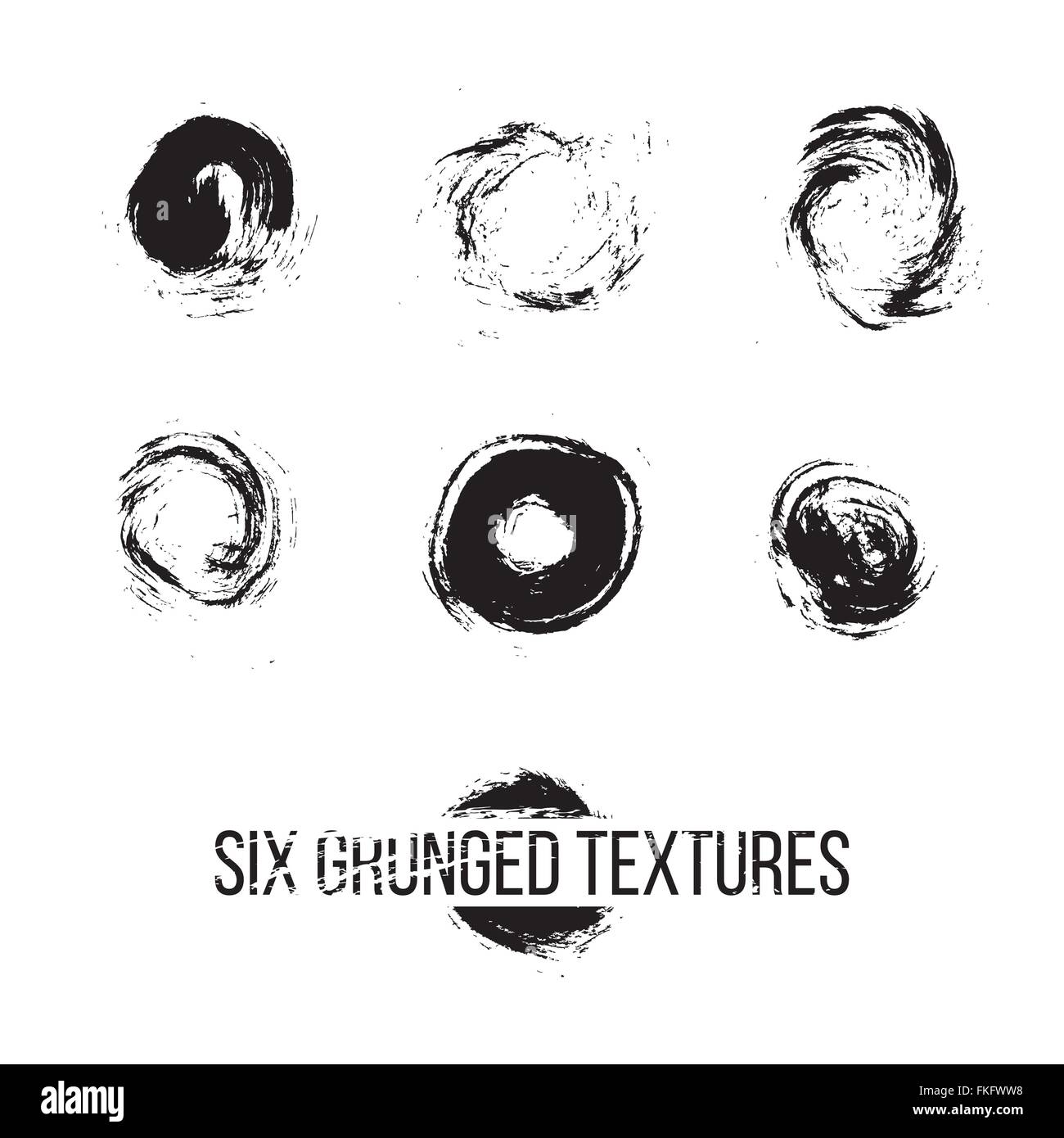 Set of Grunged Dots Stock Vector Image & Art - Alamy