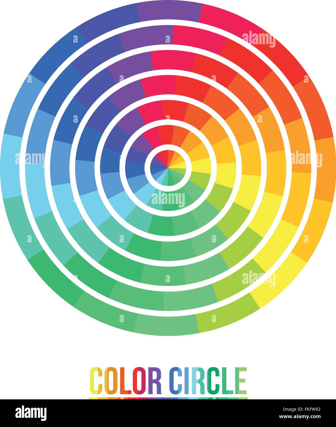 The palette of sixteen colors Stock Vector Image & Art - Alamy