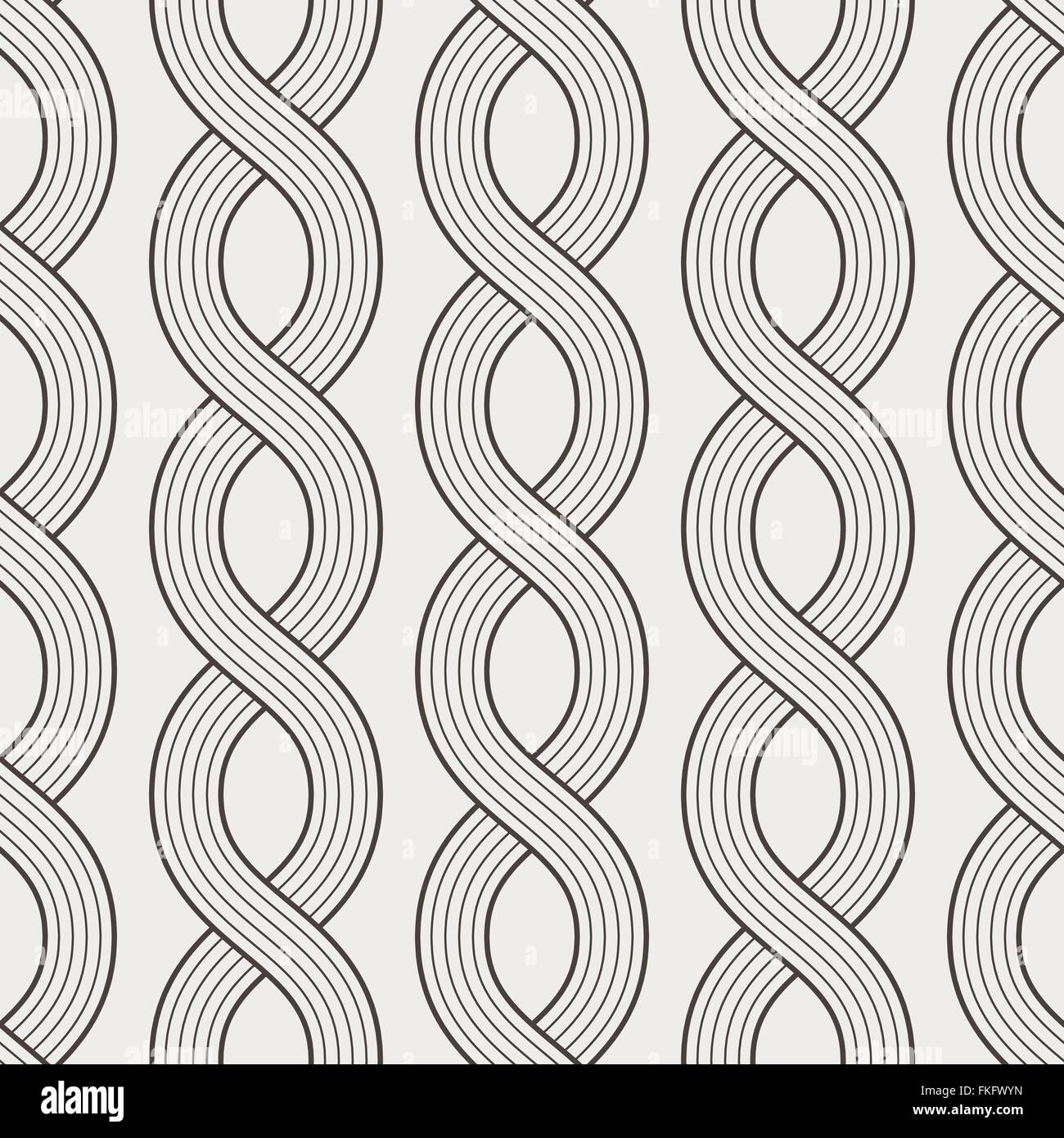 Vector seamless pattern of interwoven ropes Stock Vector Image & Art ...