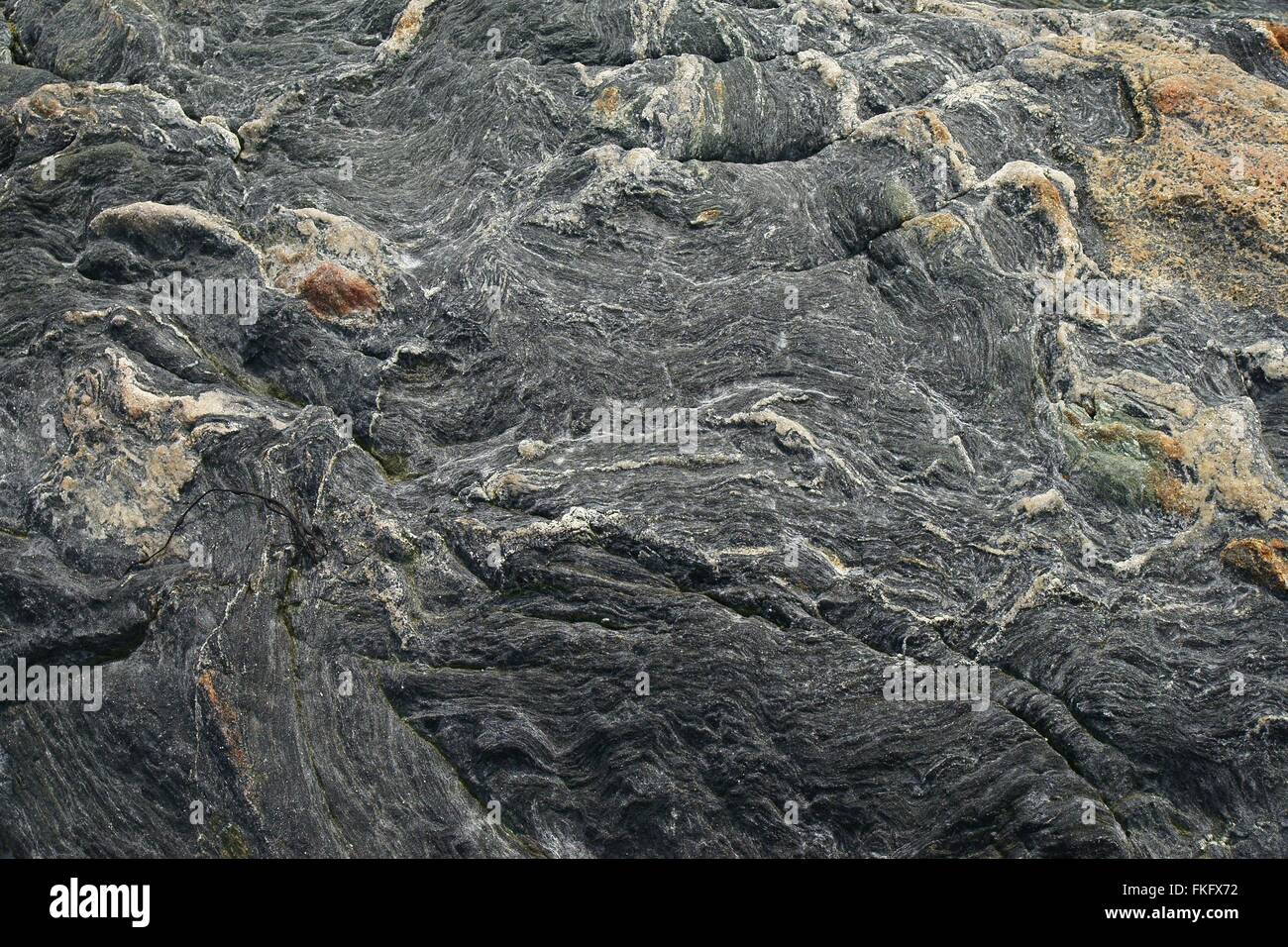 Boulder surface texture in shades of grey and white - top view Stock ...