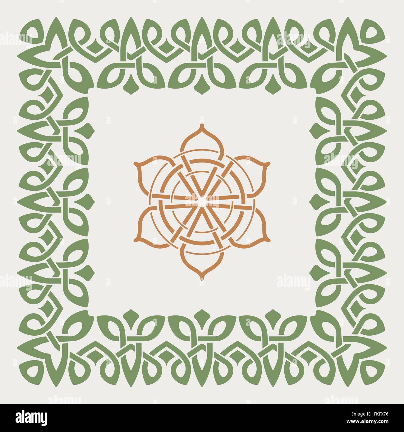 Celtic knot square frame hi-res stock photography and images - Alamy