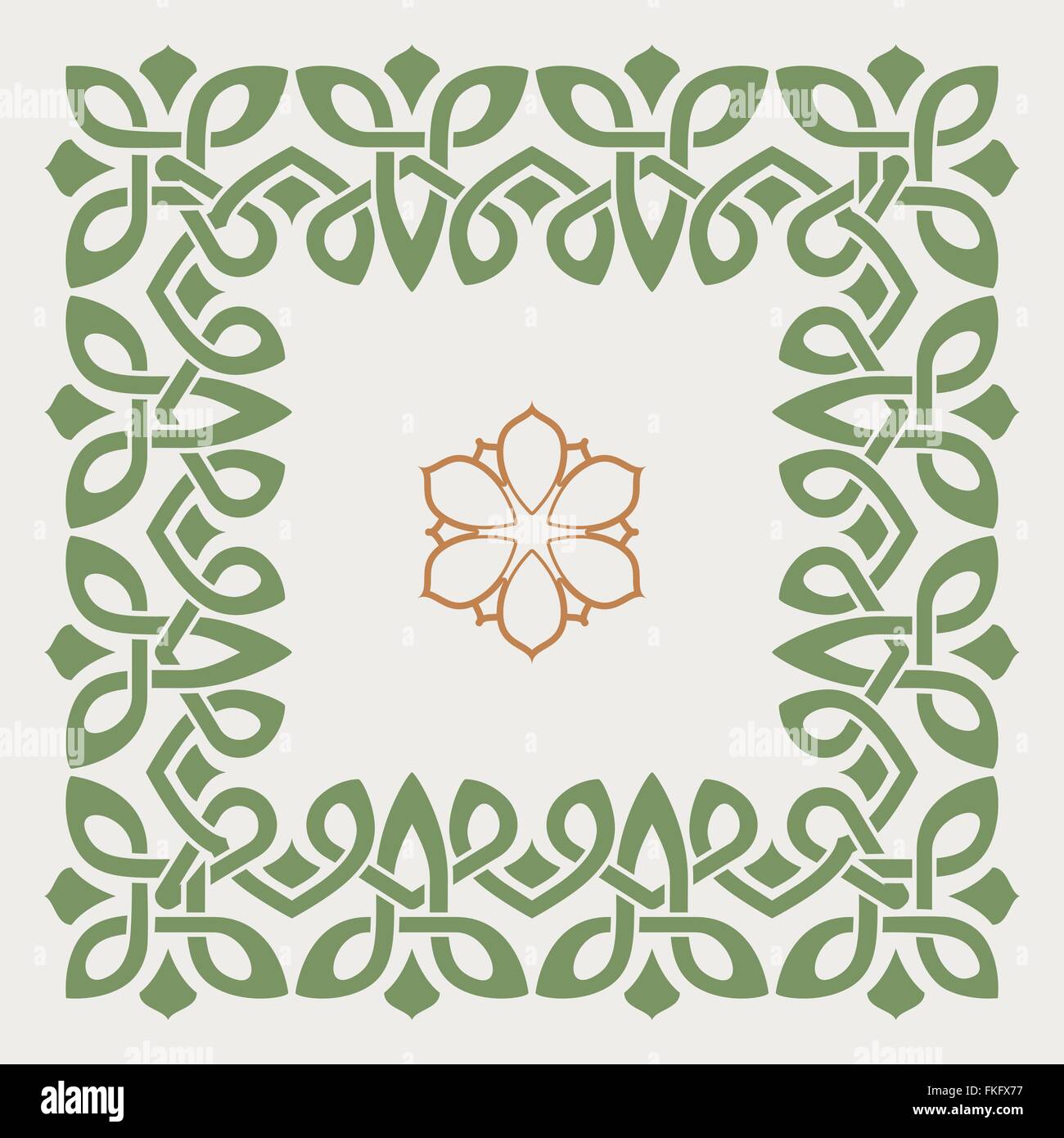 Celtic knot square frame hi-res stock photography and images - Alamy