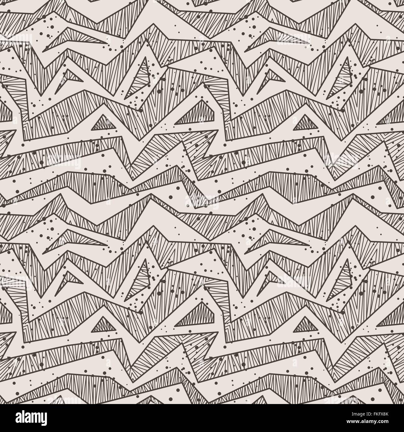 Seamless geometric pattern in two colors Stock Vector Image & Art - Alamy