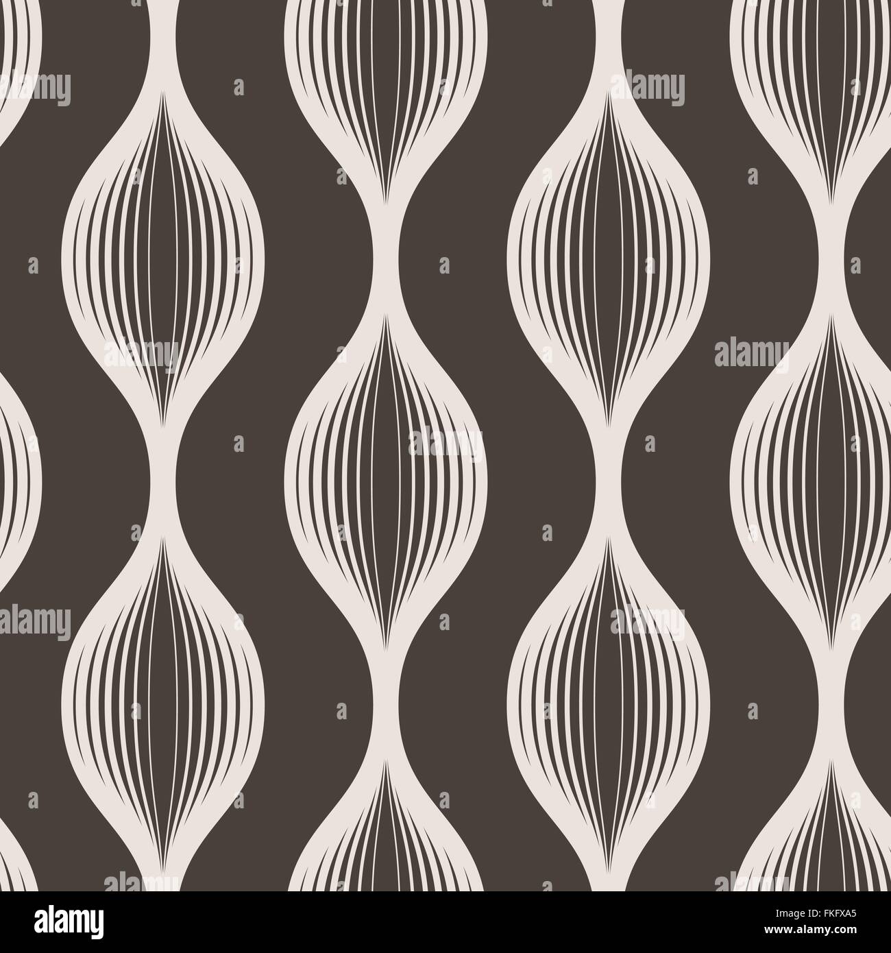 Seamless vector abstract geometric pattern of wavy lines of different ...