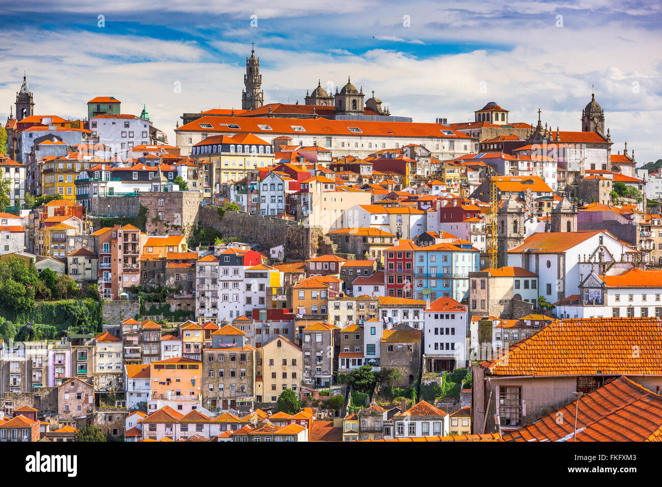 Porto, Portugal old town skyline Stock Photo - Alamy