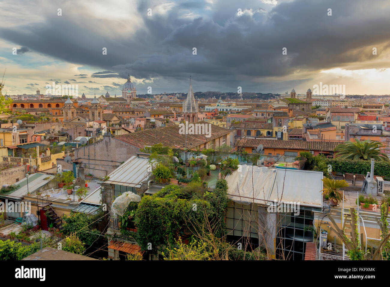 Clouds over rome hi-res stock photography and images - Alamy