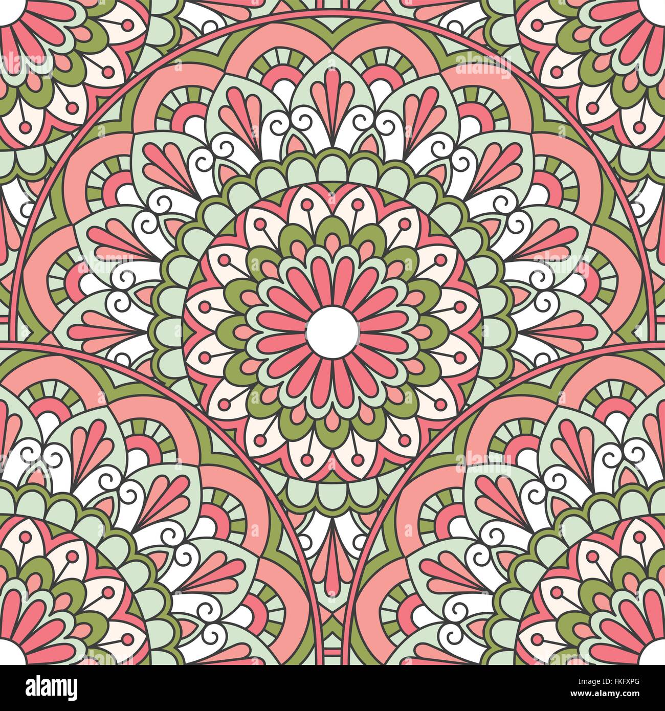 Seamless oriental pattern Stock Vector Image & Art - Alamy