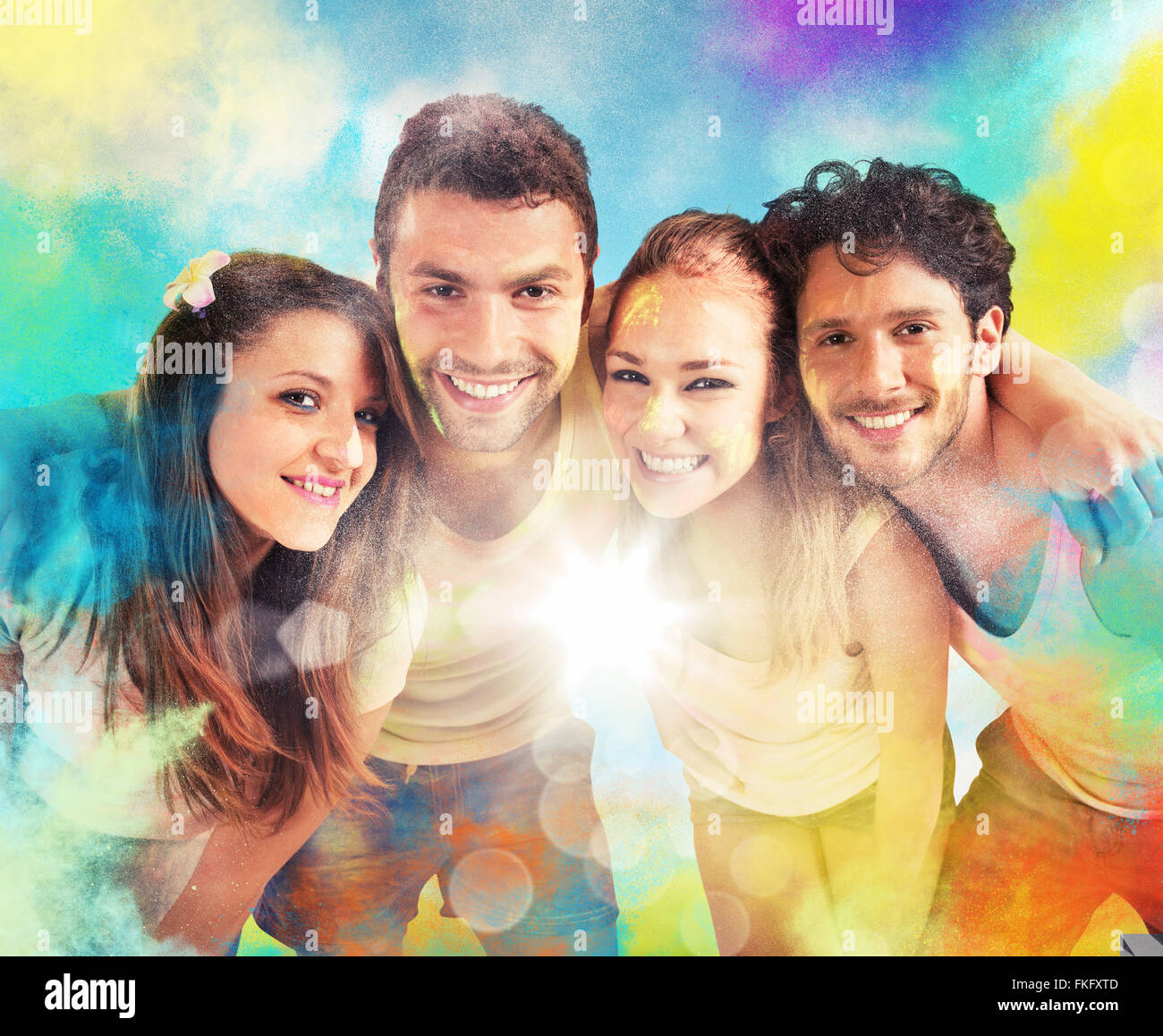 Friends of colour hi-res stock photography and images - Alamy