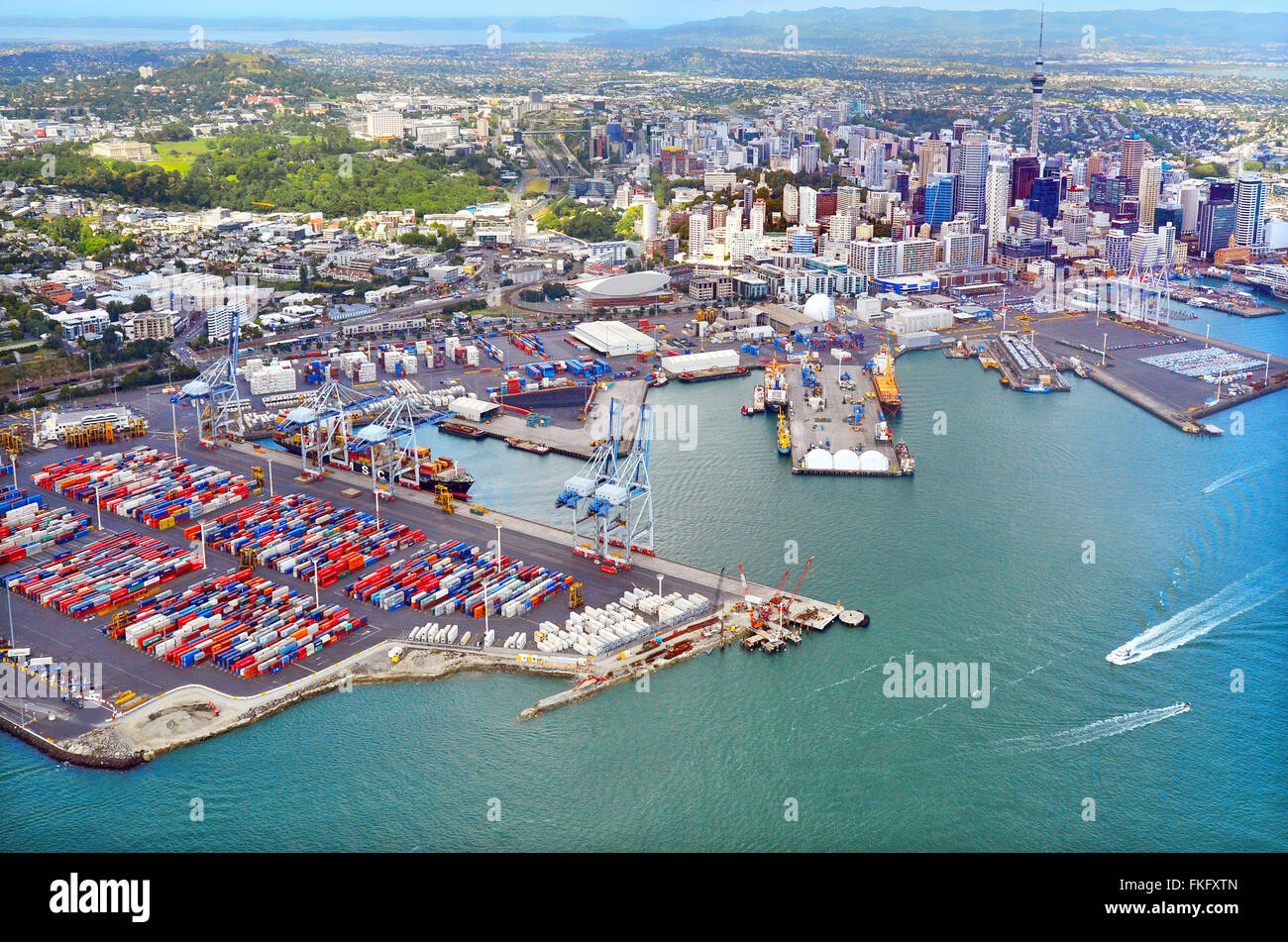Auckland New Zealand Aerial High Resolution Stock Photography and ...