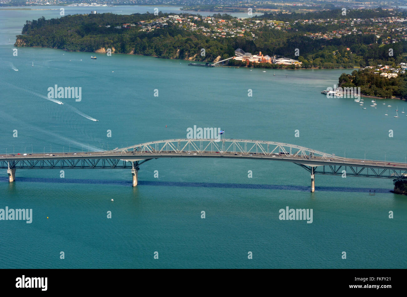Auckland Harbour Bridge Auckland High Resolution Stock Photography and ...