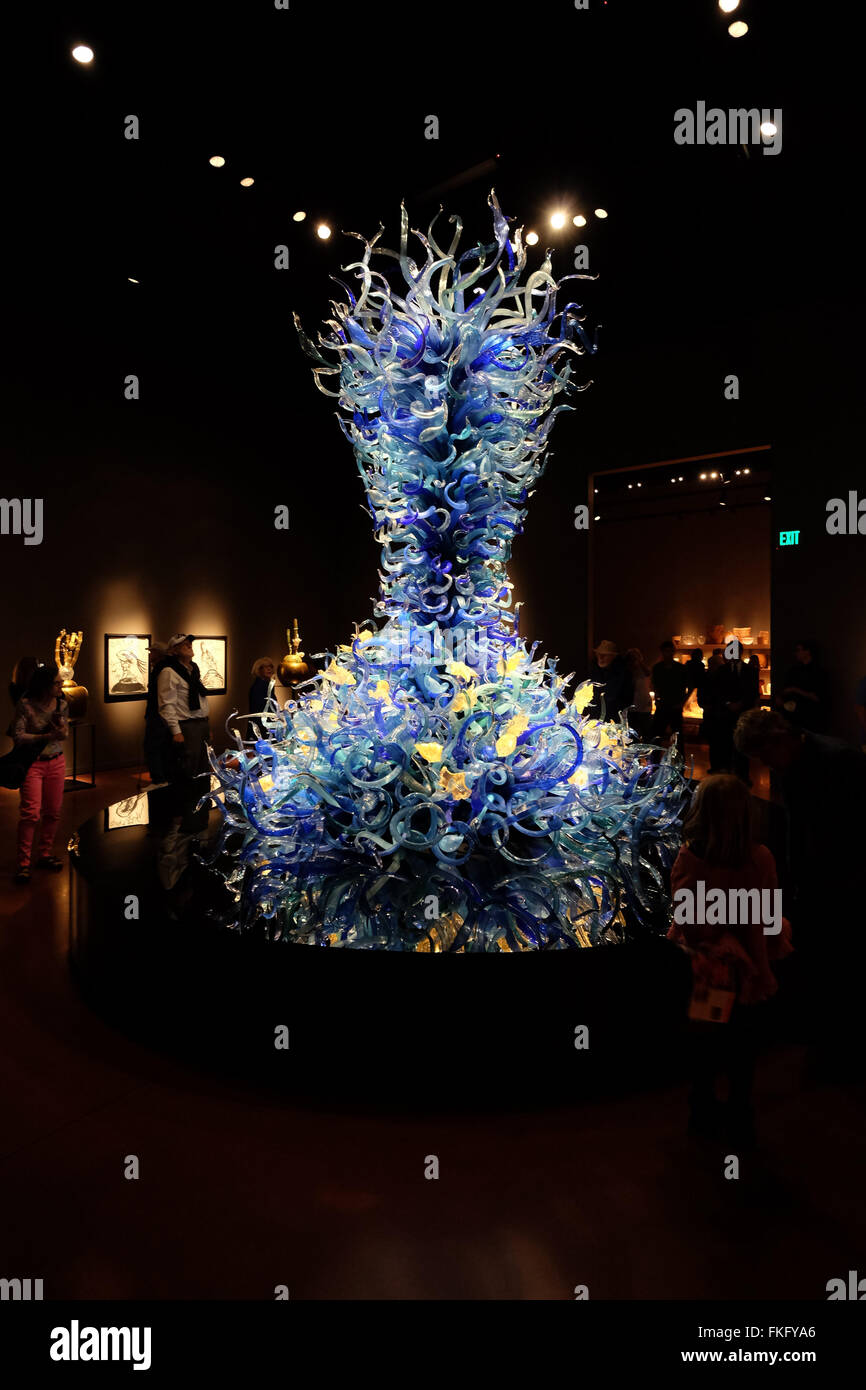 Chihuly Garden and Glass, a museum in Seattle, Washington, showcases ...