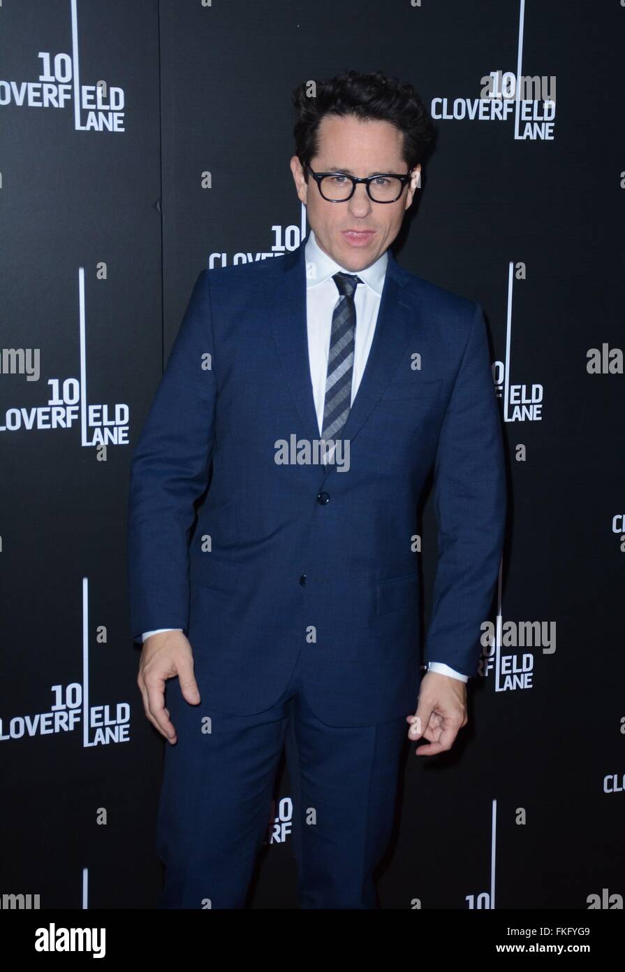 New York, NY, USA. 8th Mar, 2016. J.J. Abrams at arrivals for 10 ...