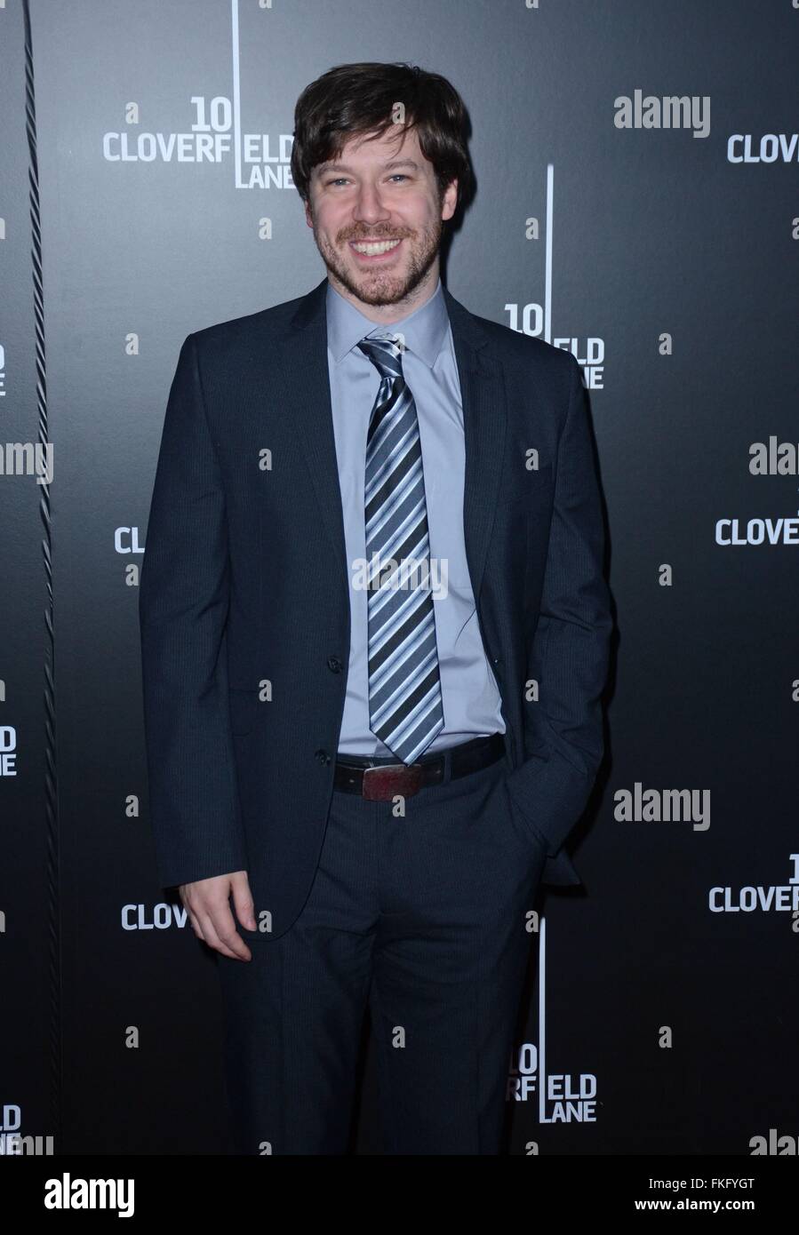 New York, NY, USA. 8th Mar, 2016. John Gallagher Jr. at arrivals for 10 ...