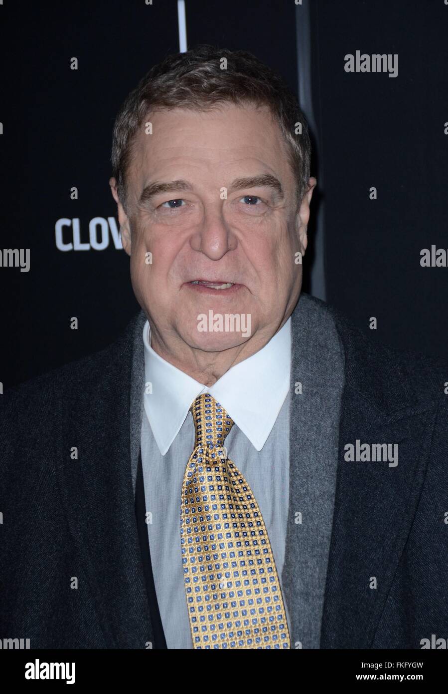 New York, NY, USA. 8th Mar, 2016. John Goodman at arrivals for 10 ...