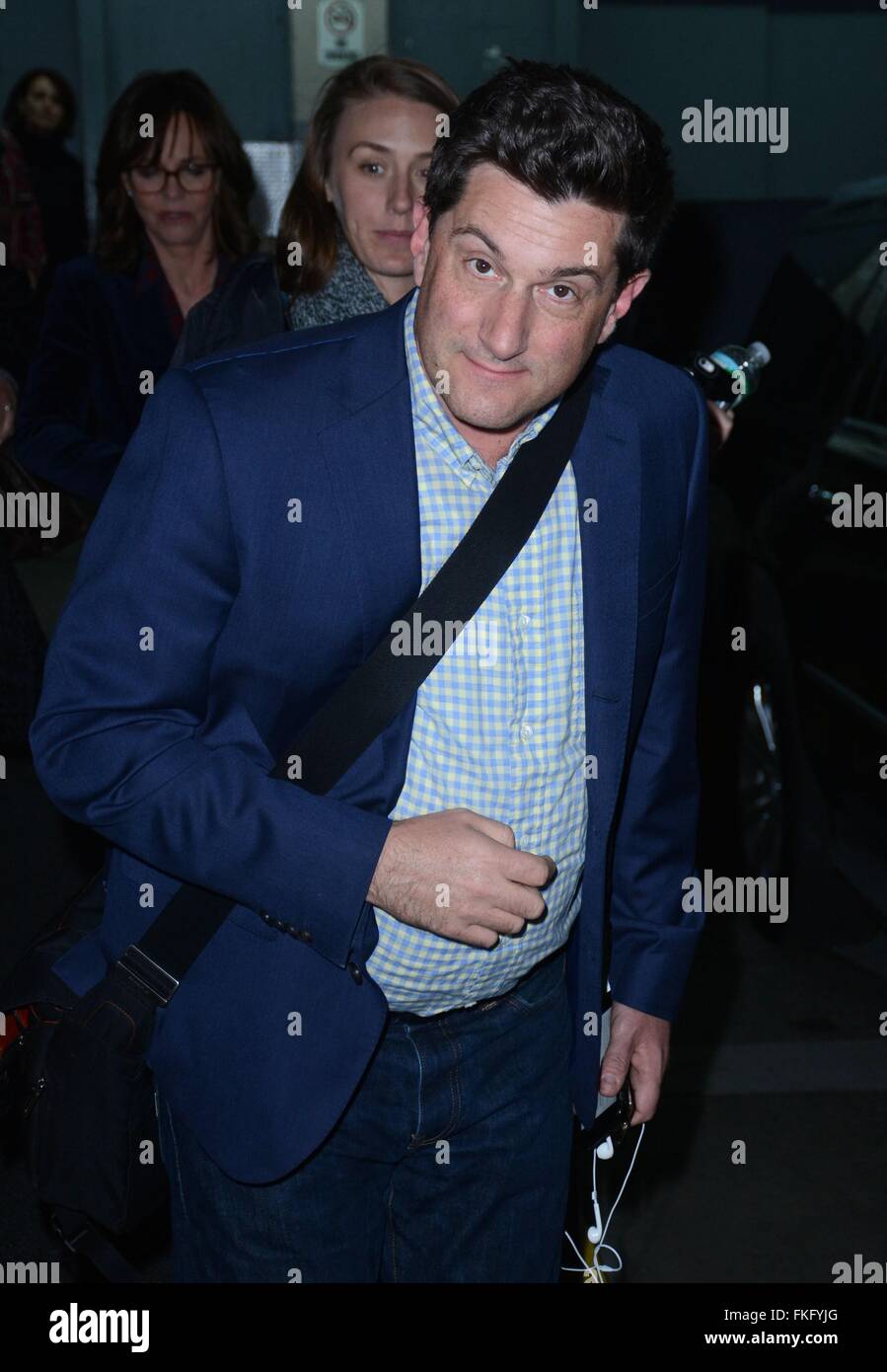 New York, NY, USA. 8th Mar, 2016. Michael Showalter out and about for ...