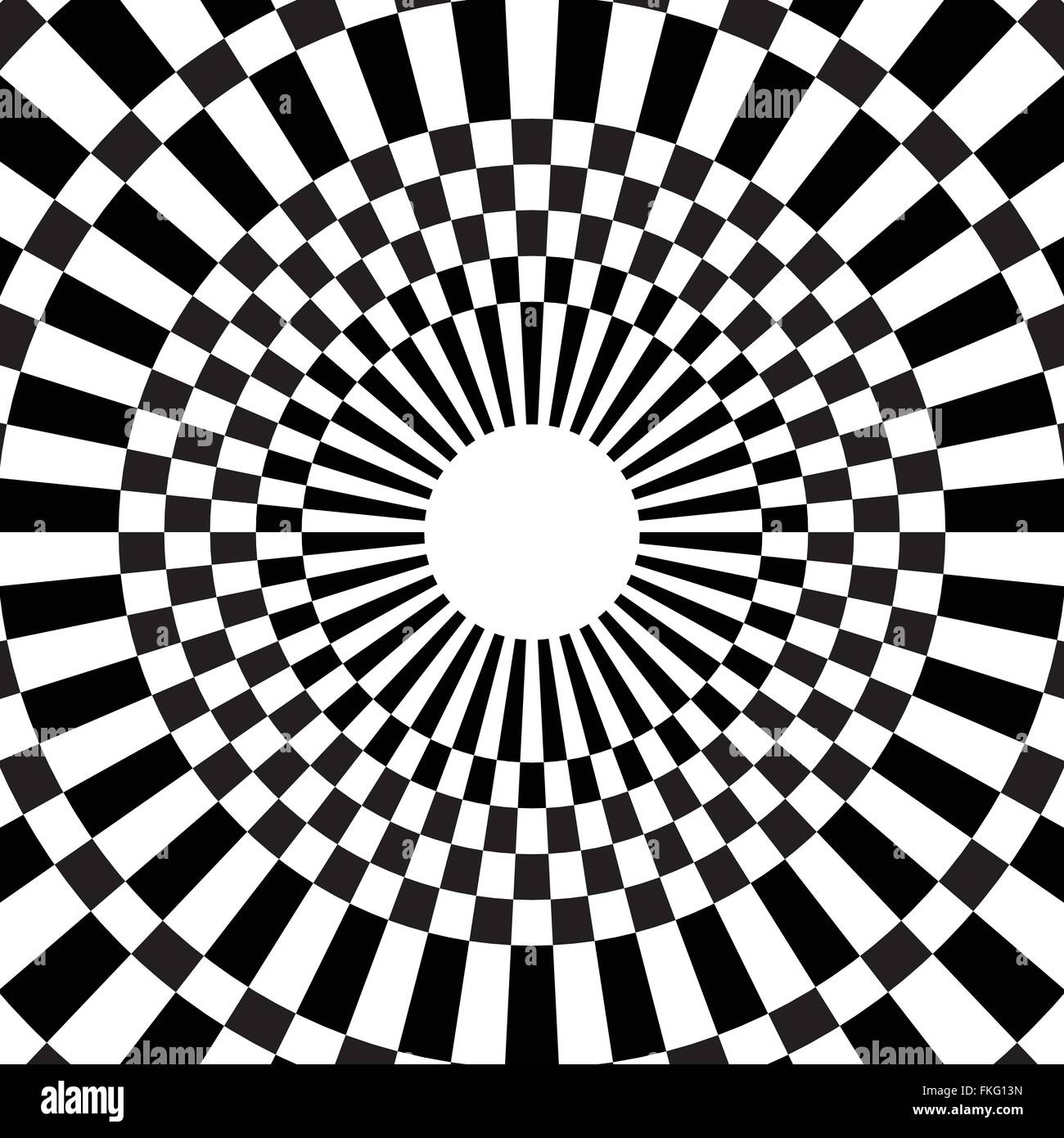 Simple monochrome checkered pattern circle Stock Vector Images - Alamy